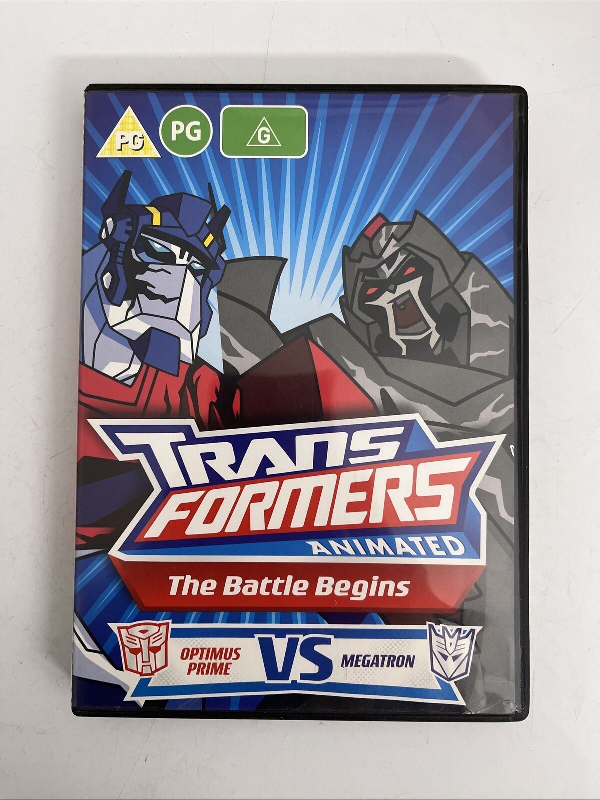 Transformers Animated - The Battle Begins (DVD) Region 4 – Retro Unit