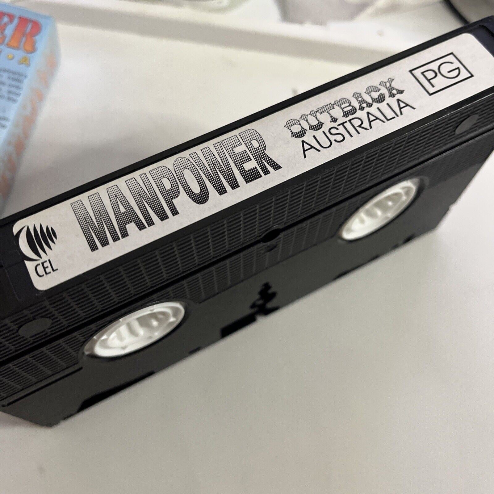 Manpower Australia VHS 1997 PAL – Retro Unit