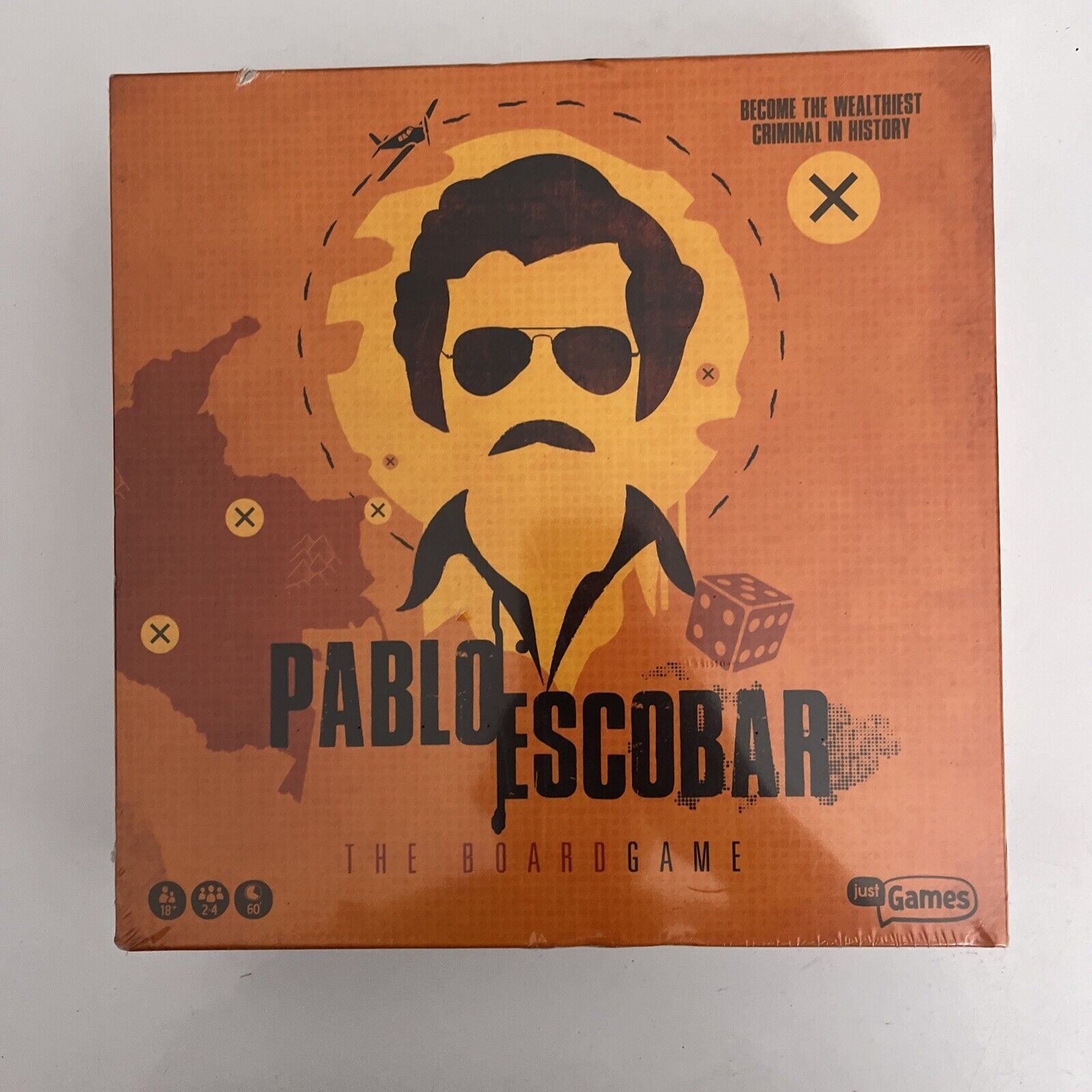 *New Sealed* Pablo Escobar The Board Game - Just Games – Retro Unit