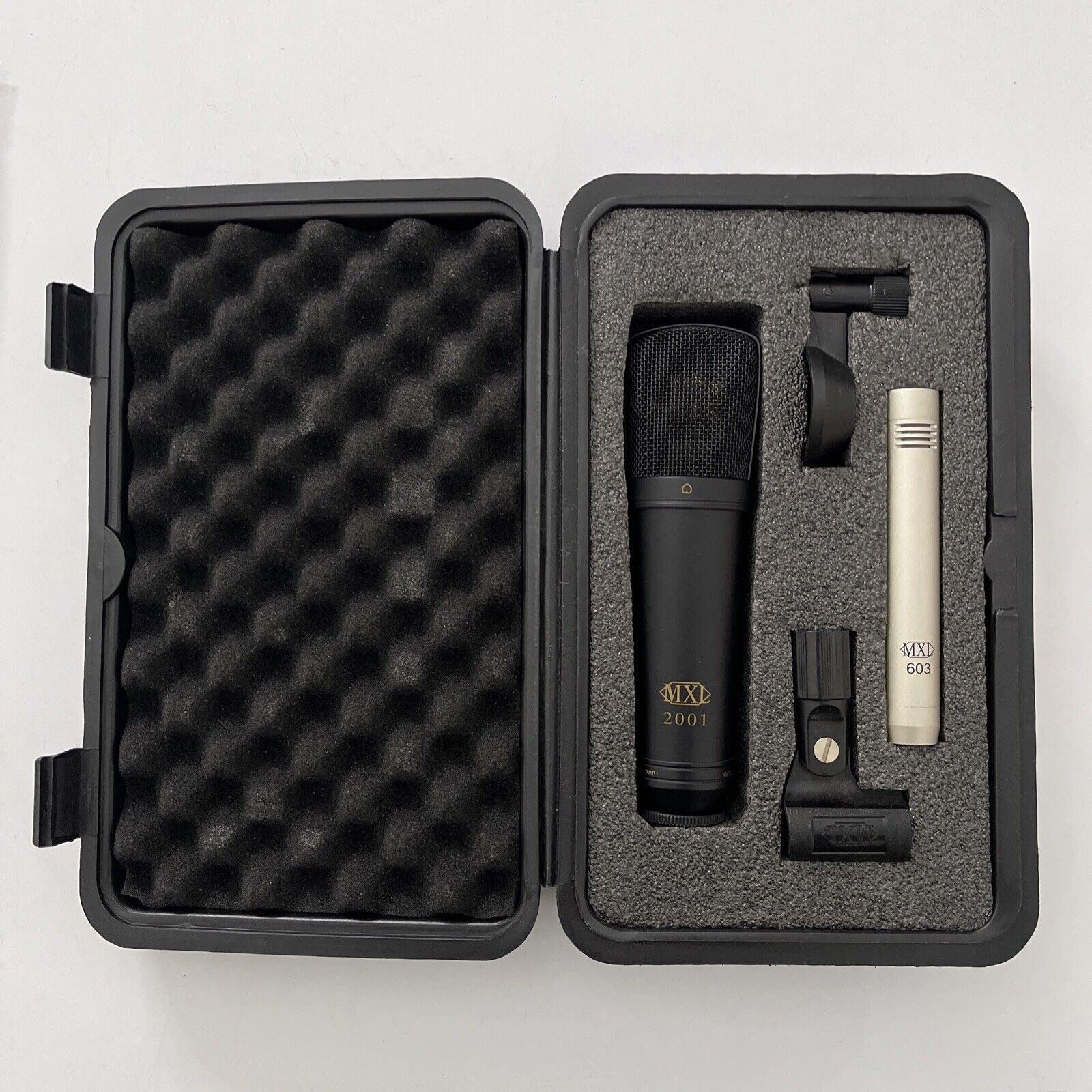 Mxl 2001 And Mxl 603 Condenser Microphone Package And Carry Case ...