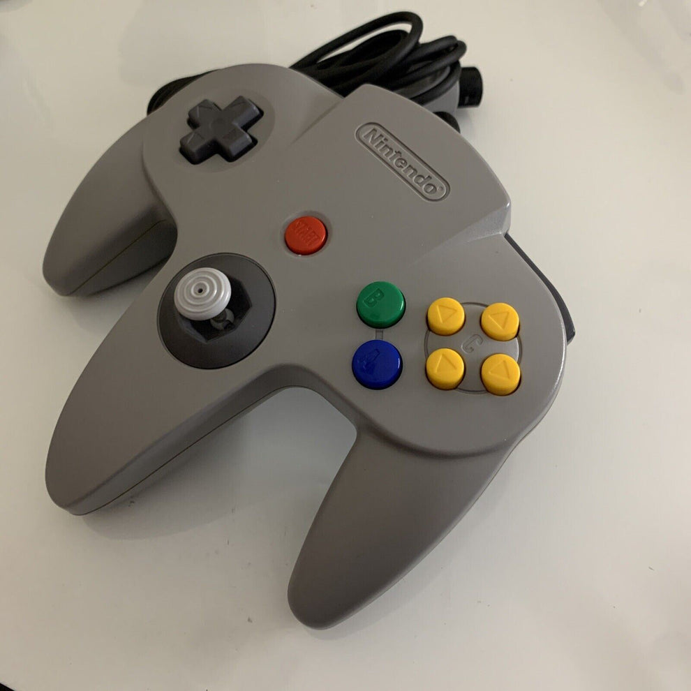 Official Nintendo 64 Controller Grey - Genuine Tested and working ...