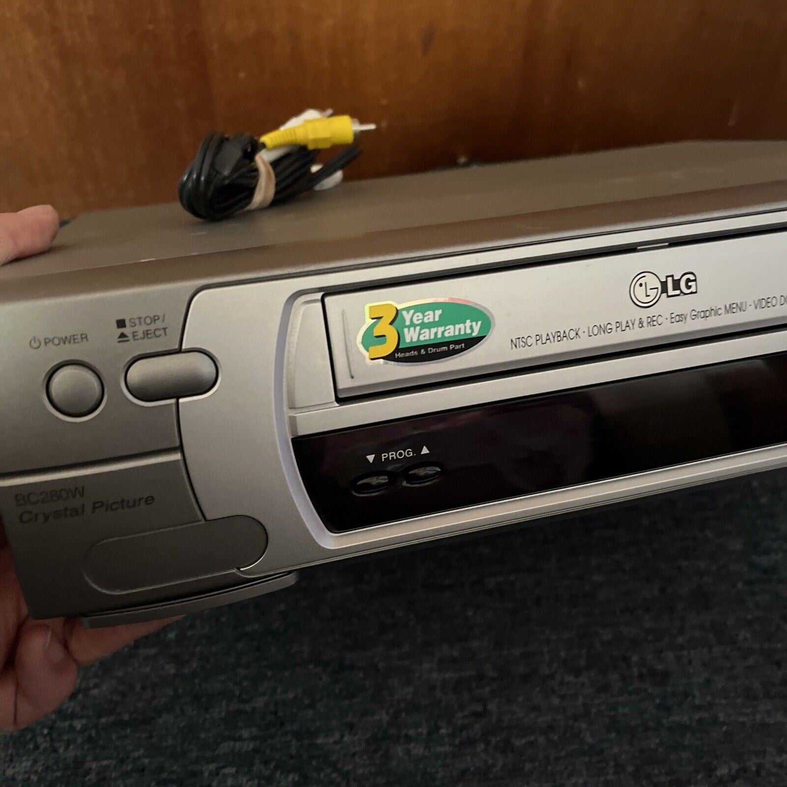 LG BC280 VCR Player PAL/ NTSC VHS Playback Recorder 110-240V – Retro Unit