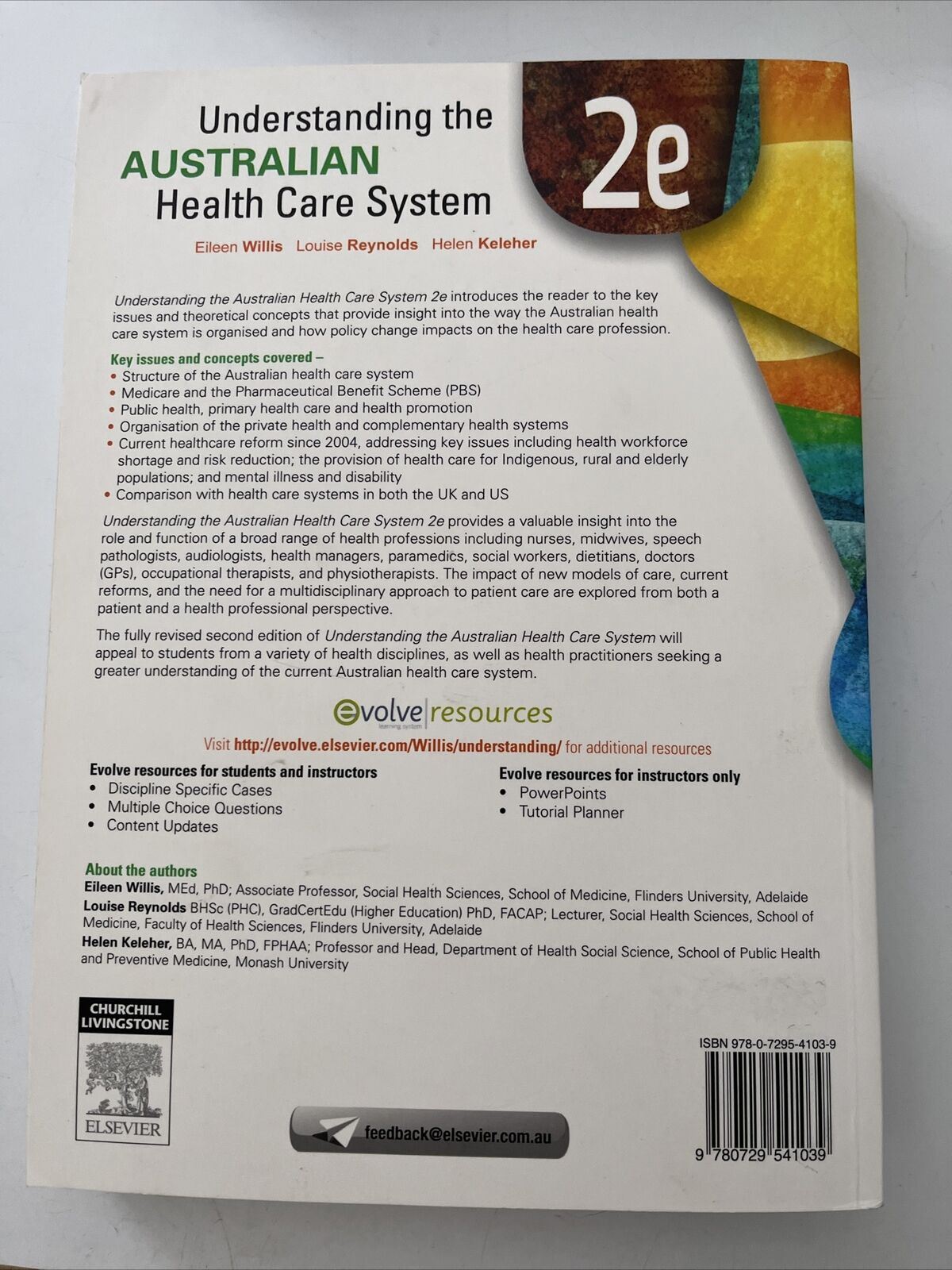 Understanding The Australian Health Care System By Reynolds Willis Kel