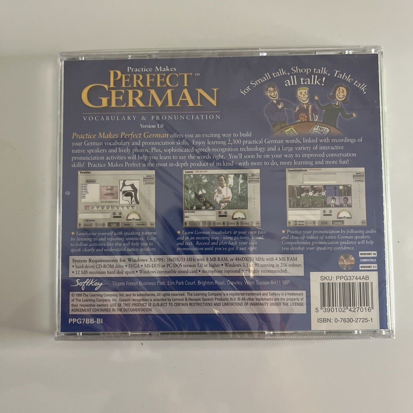 Perfect German - PC Windows Language Learning Software – Retro Unit