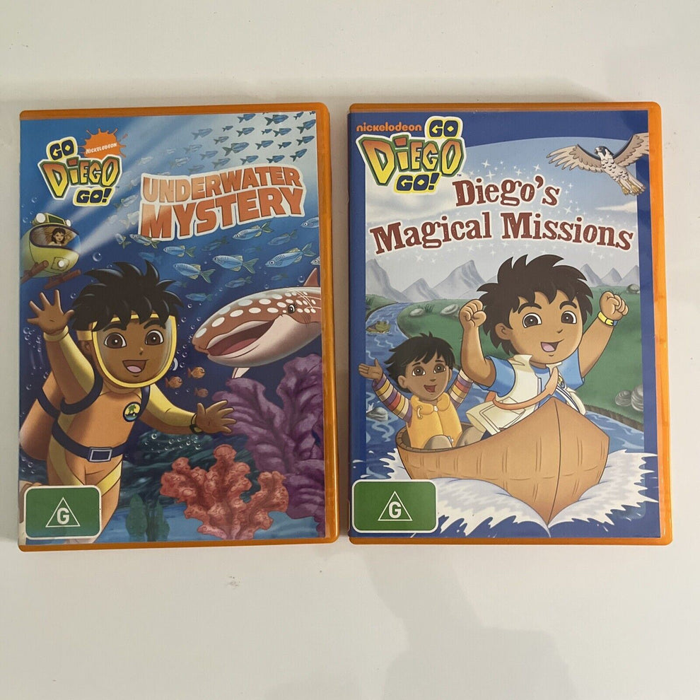 Go Diego Go! - Underwater Mystery + Diego's Magical Missions (DVD, 200 ...