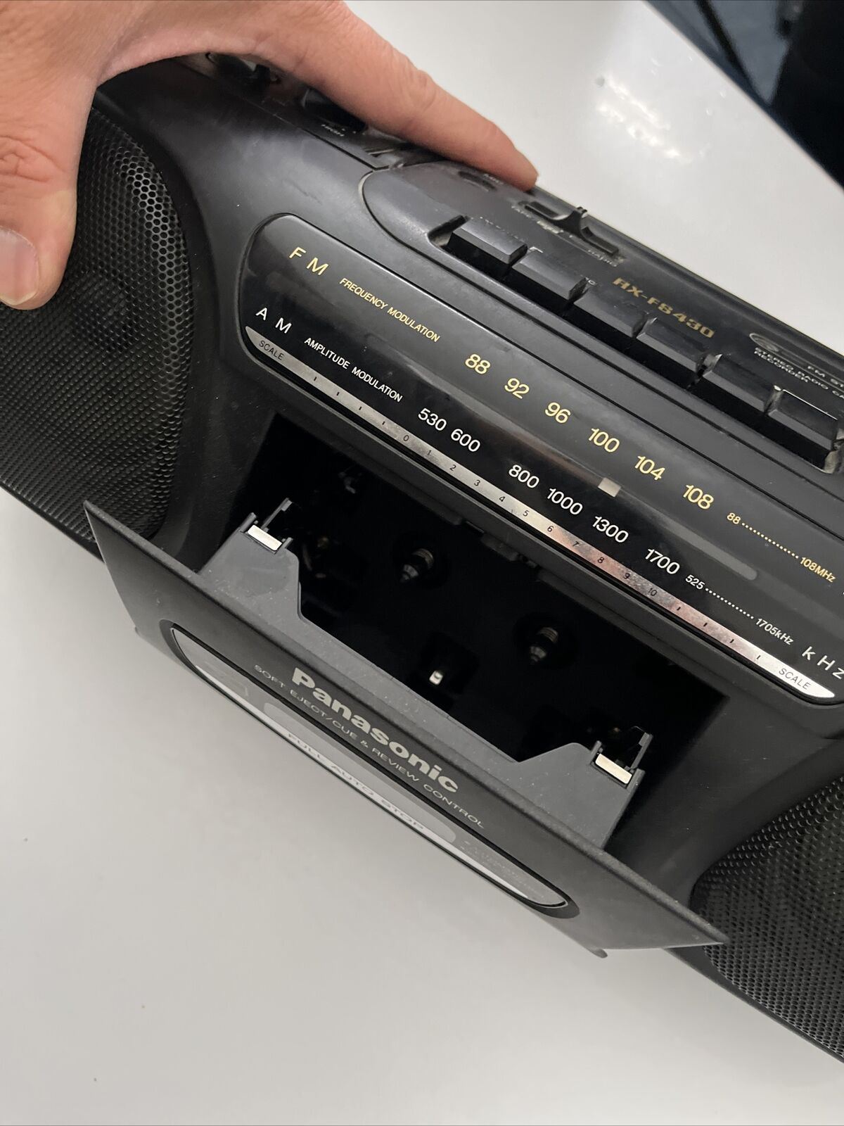 Panasonic RX-FS430 Tape Cassette Player Recorder AM/FM Radio Boombox ...