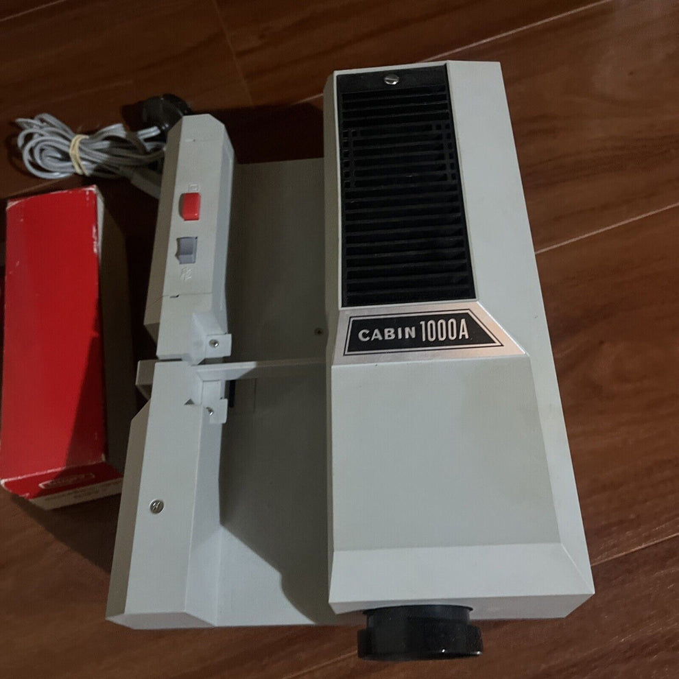 Cabin 1000A 35mm Slide Projector with 2x Slide Magazine – Retro Unit