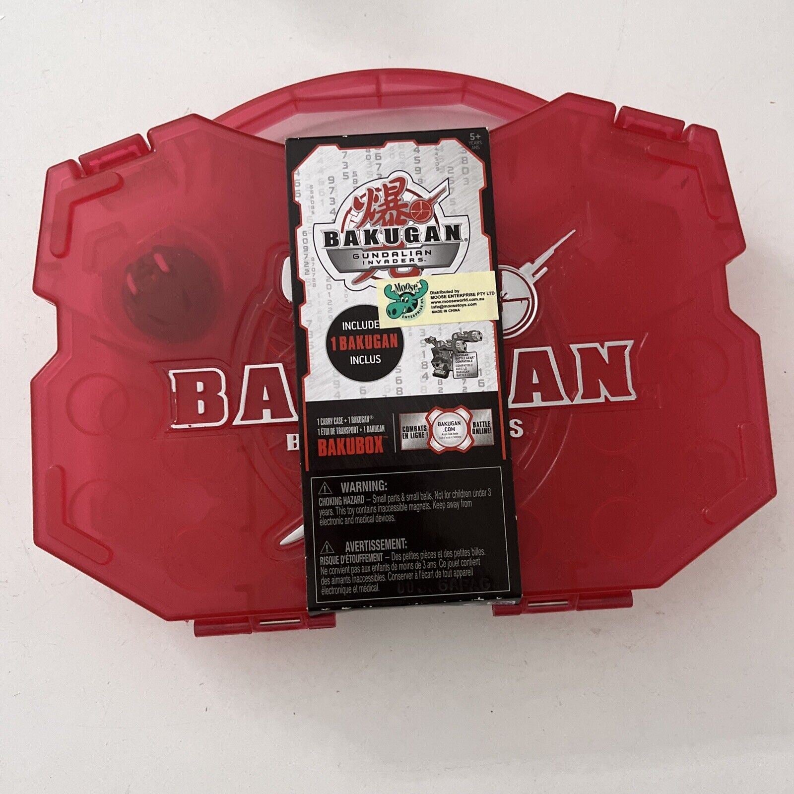 NEW Spin Master Bakugan Bakubox 2009 Red Case – Retro Unit