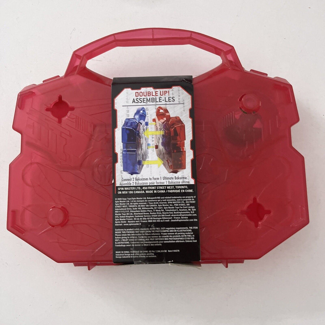 NEW Spin Master Bakugan Bakubox 2009 Red Case – Retro Unit