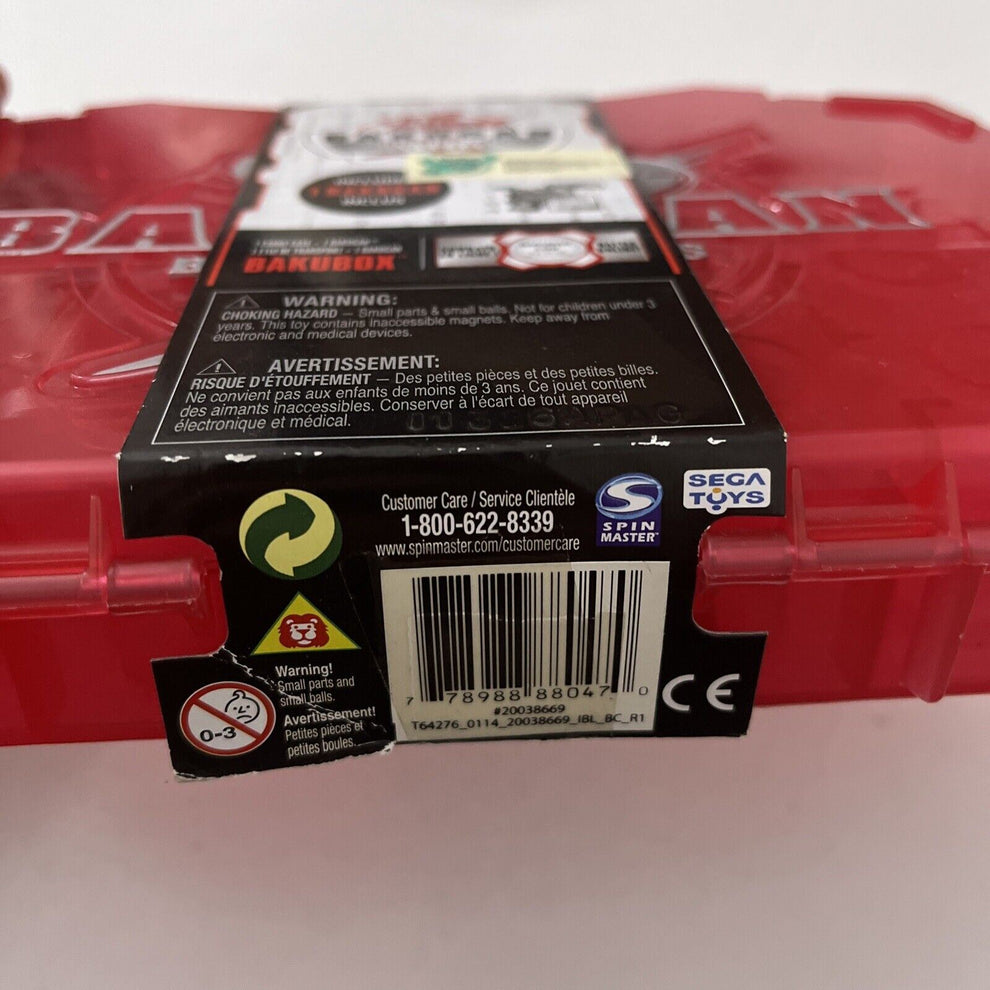 NEW Spin Master Bakugan Bakubox 2009 Red Case – Retro Unit