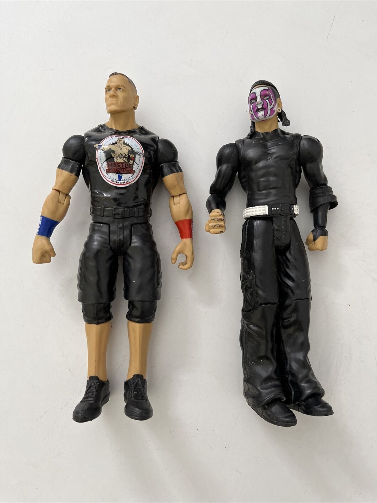 WWE John Cena Tough Talkers + Jeff Hardy Action Figure 2016 Mattel 18c ...