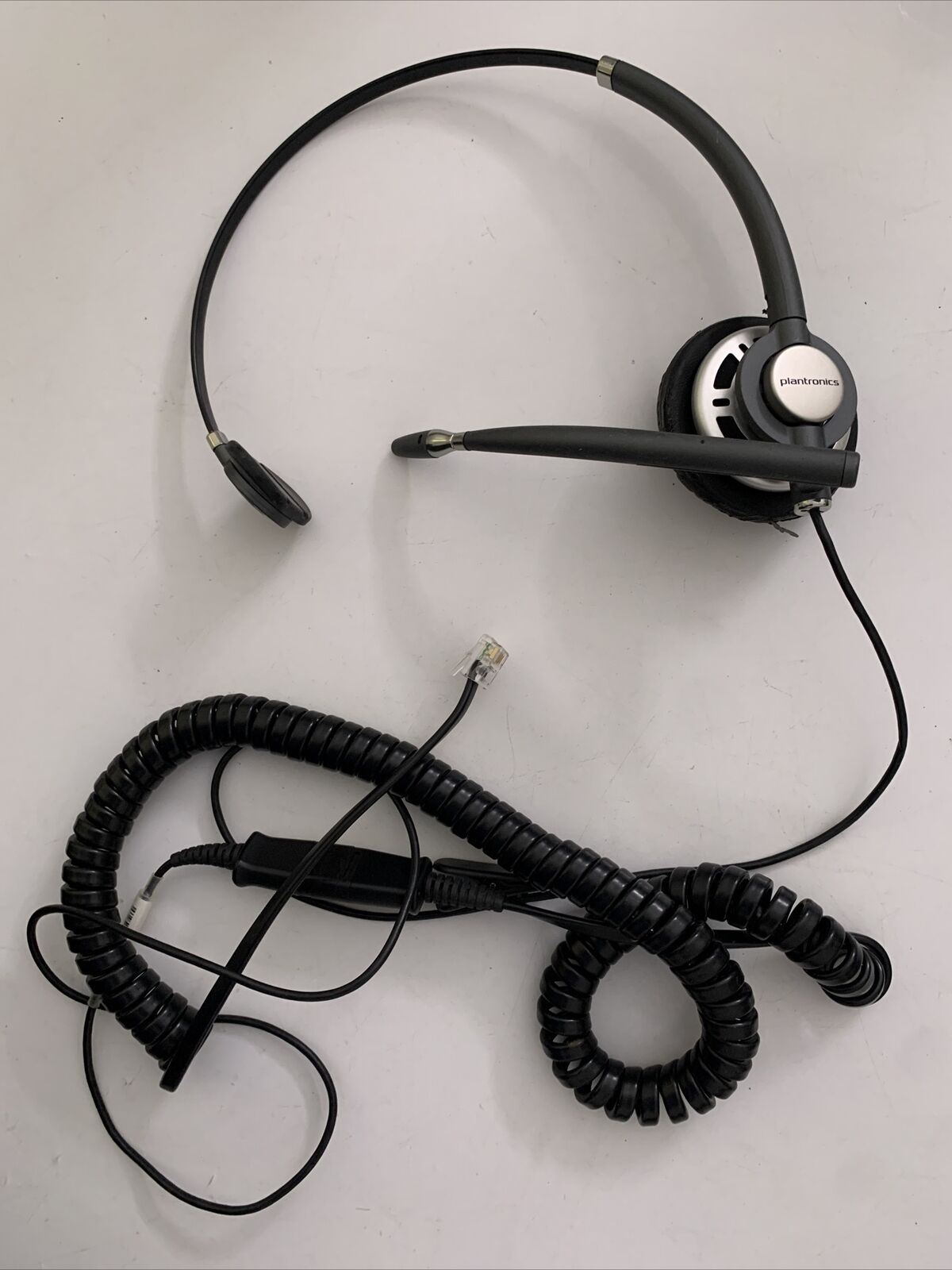 Plantronics Sn08whvt Hw710 Encorepro Single Ear Headset Retro Unit 3448