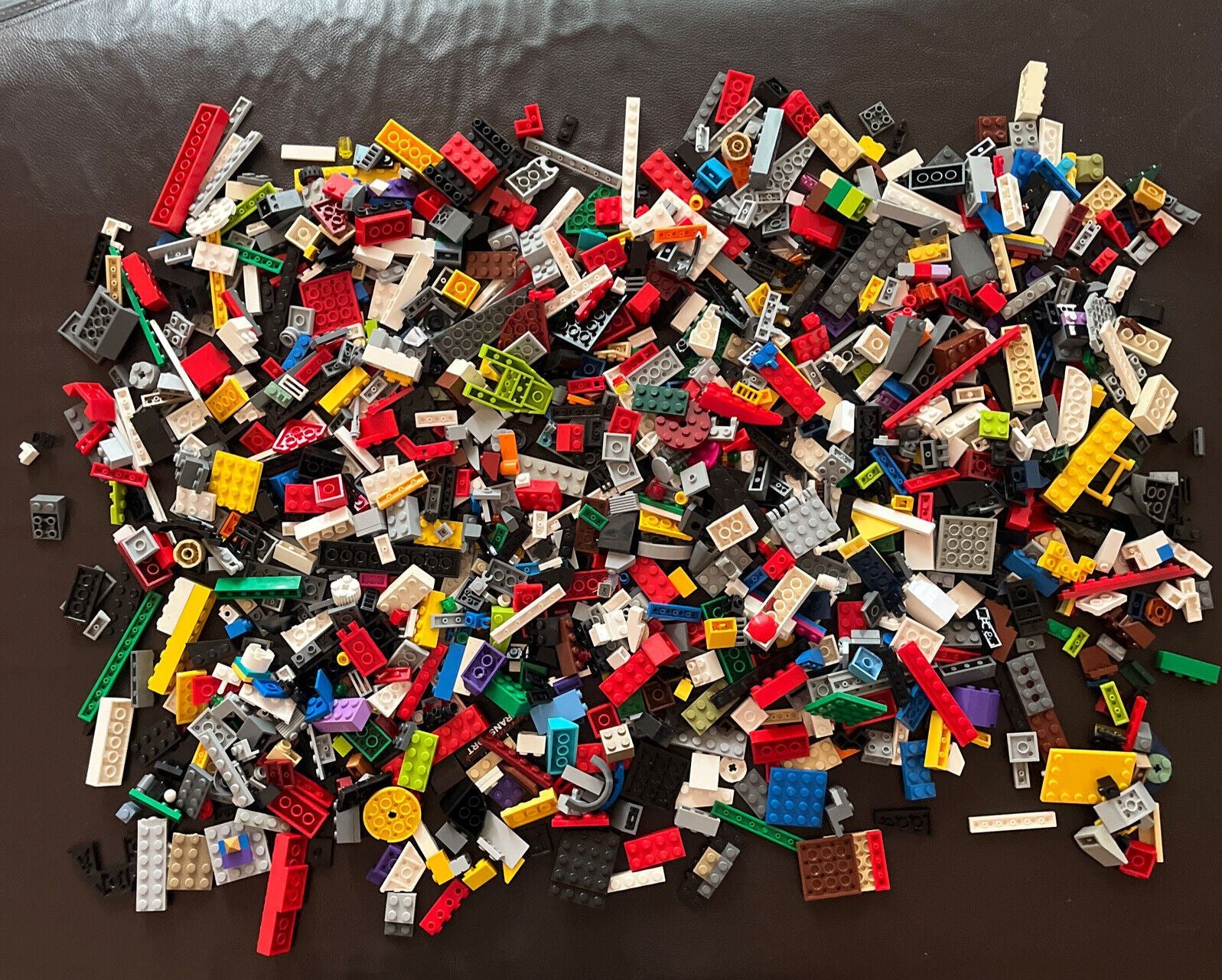 Lego Bulk 1.26kg Assorted Lot Bricks Parts Small bricks Variety Genuin ...