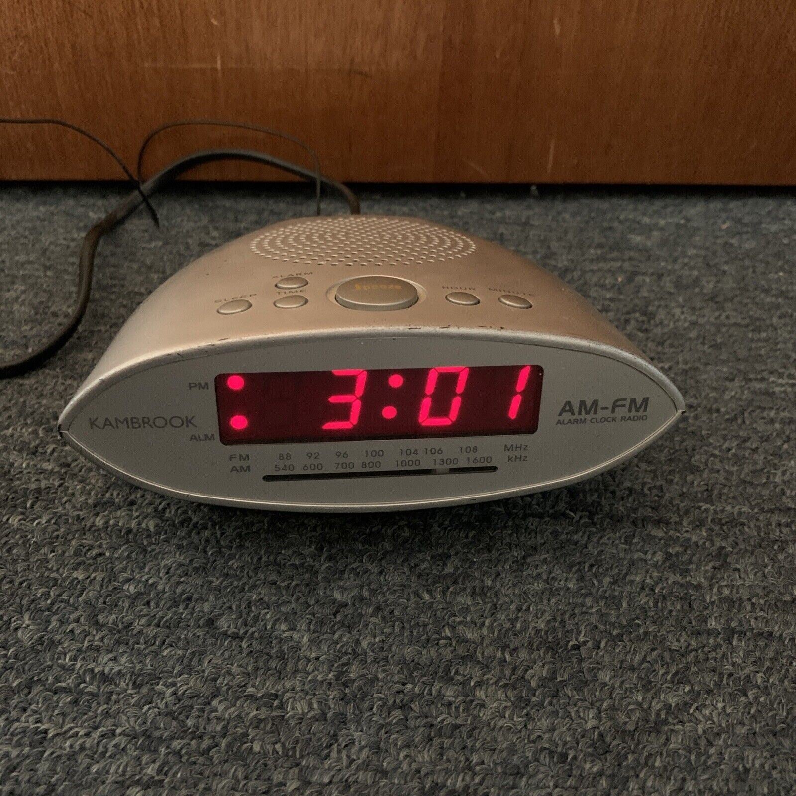 Vintage Kambrook KCR30 AM/FM Alarm Clock Radio – Retro Unit