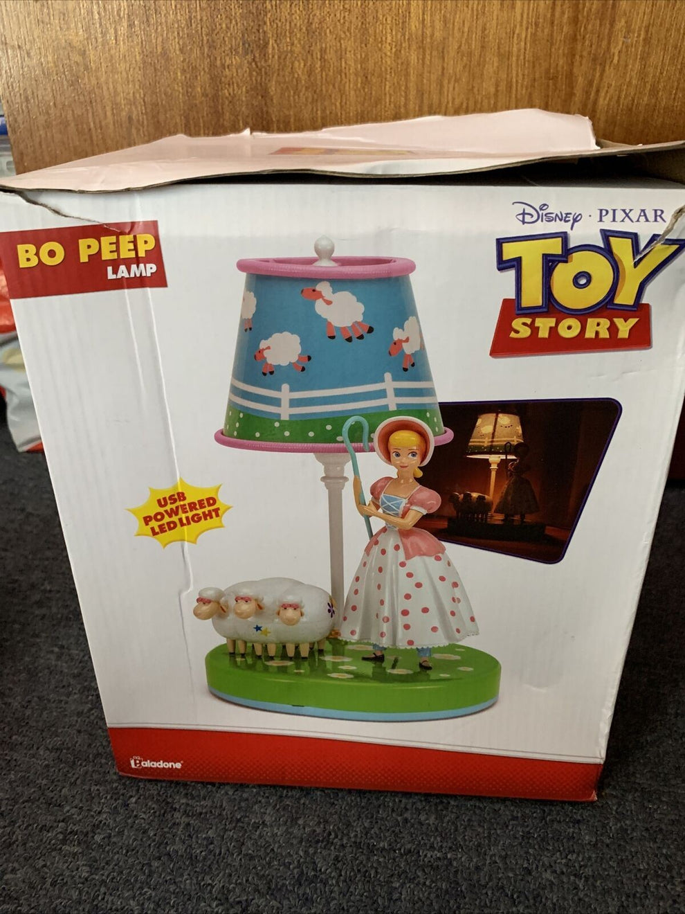 Official Toy Story Bo Peep Lamp USB Powered Light – Retro Unit