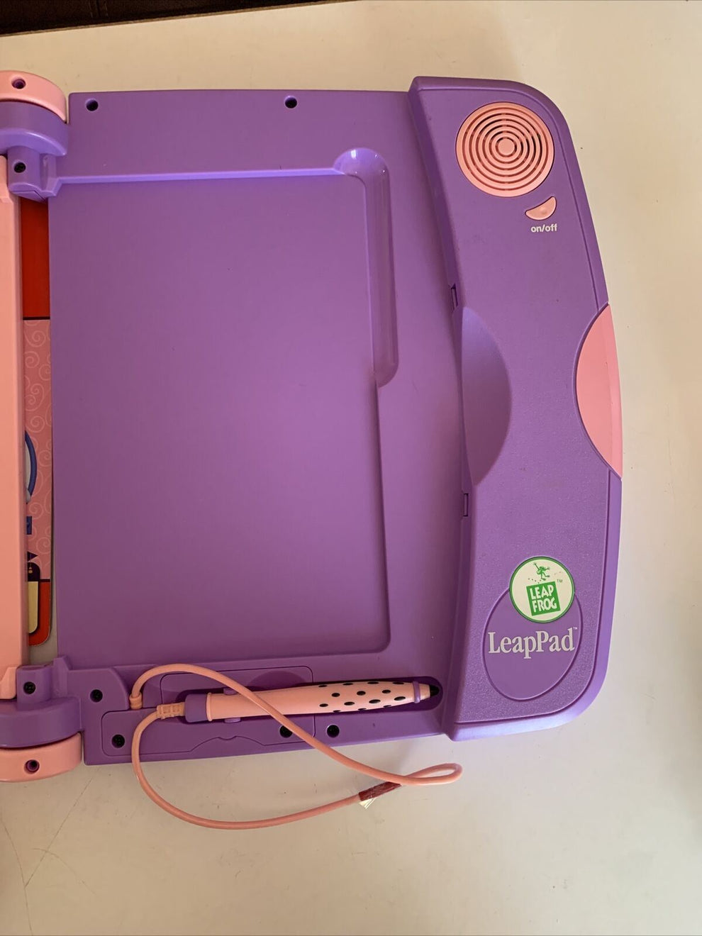 LeapFrog Original LeapPad Learning System /w 3 Books Disney Princess W ...