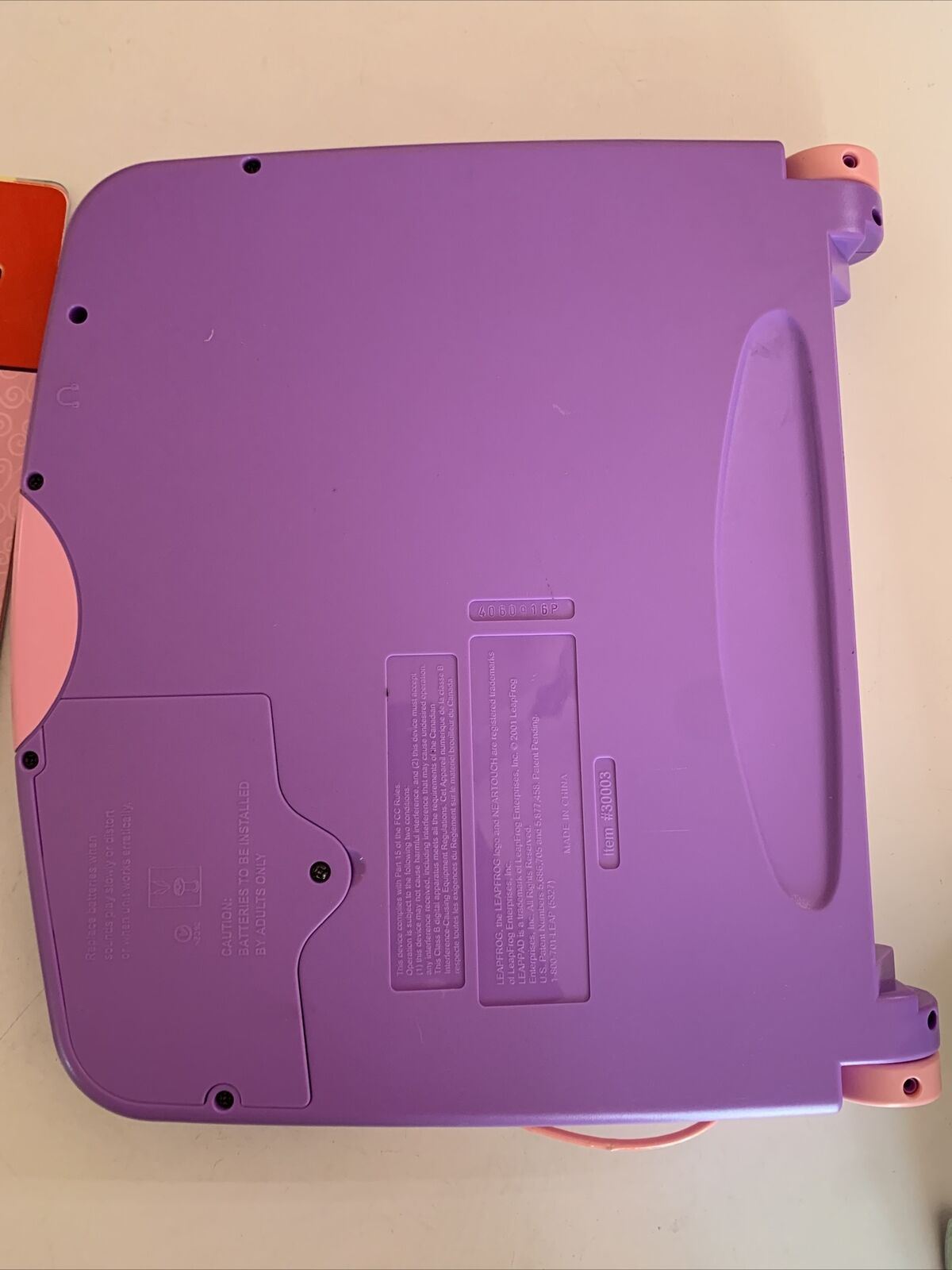 LeapFrog Original LeapPad Learning System /w 3 Books Disney Princess W ...