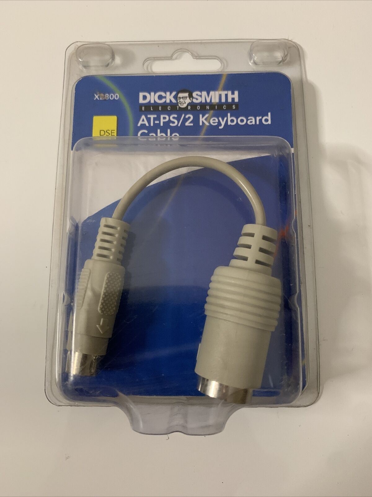 Dick Smith AT-PS/2 Keyboard Cable 5-DIN Female to 6-Pin mini-DIN Male ...