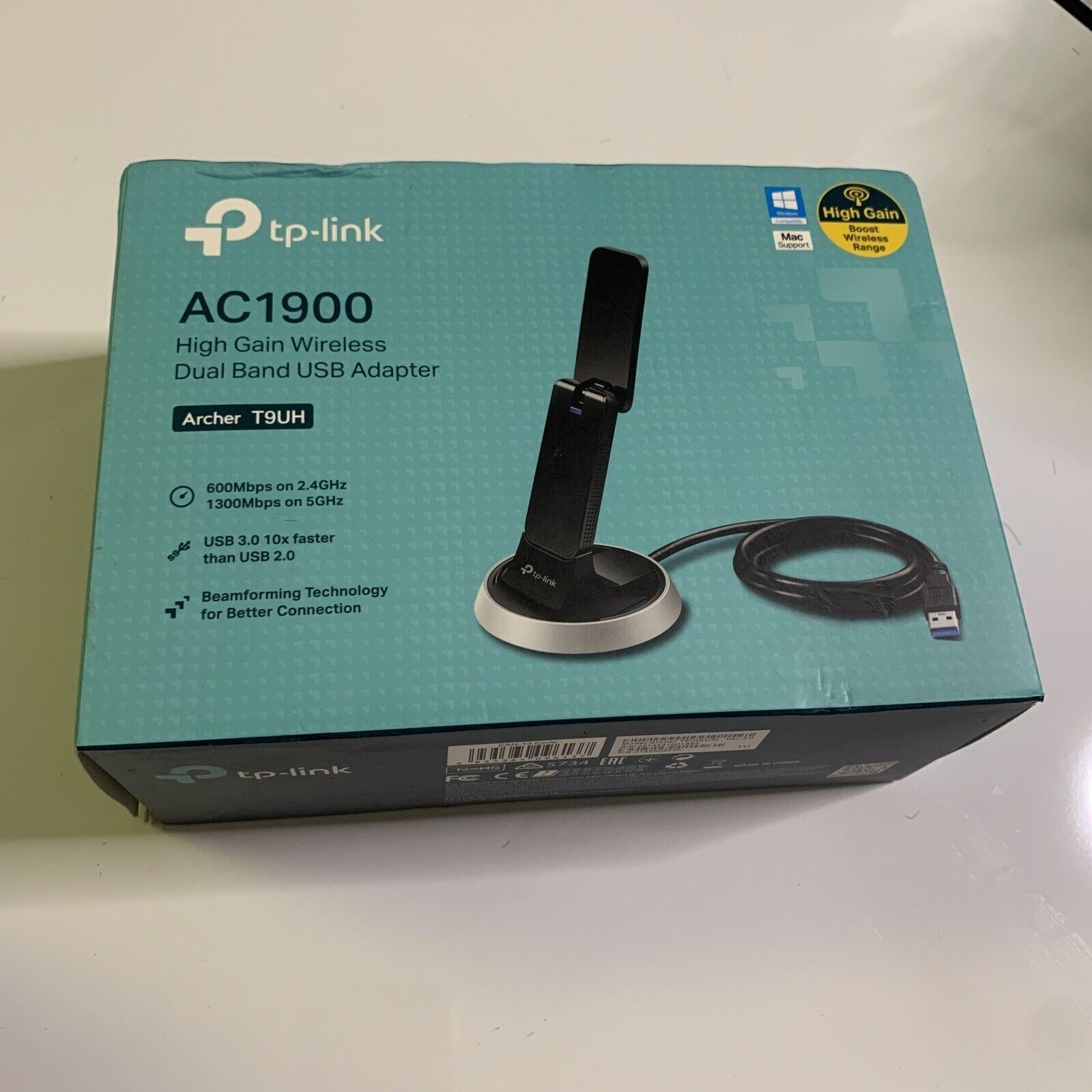 TP-LINK Archer T9uh Ac1900 Wireless Dual Band USB Adapter – Retro Unit