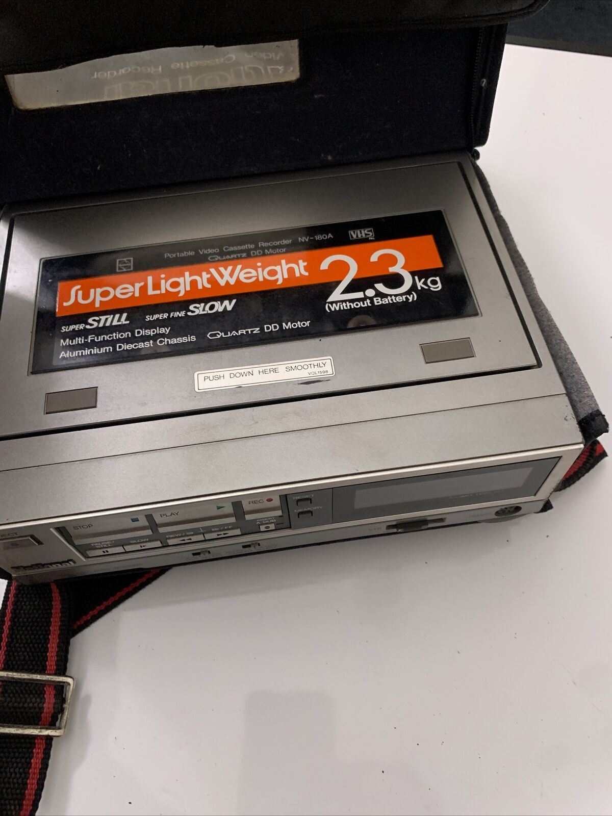 Vintage National A2 Video Camera with Portable VHS Recorder & Bags ...