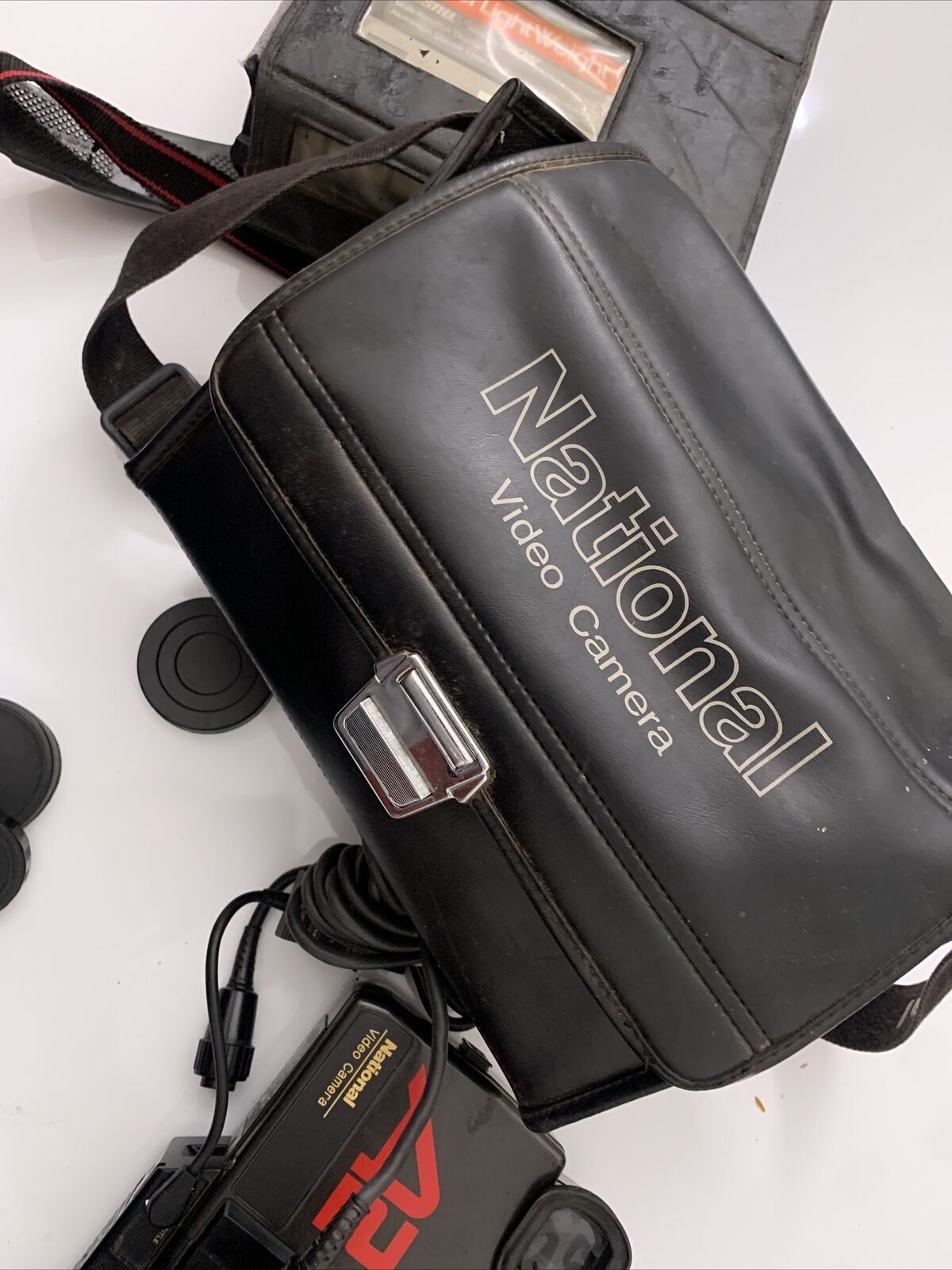 Vintage National A2 Video Camera with Portable VHS Recorder & Bags ...