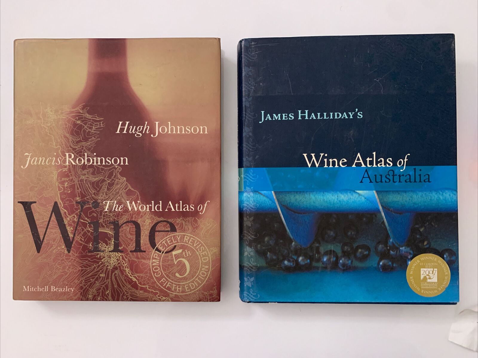 The World Atlas of Wine + Wine Atlas of Australia by Hugh Johnson Hard ...