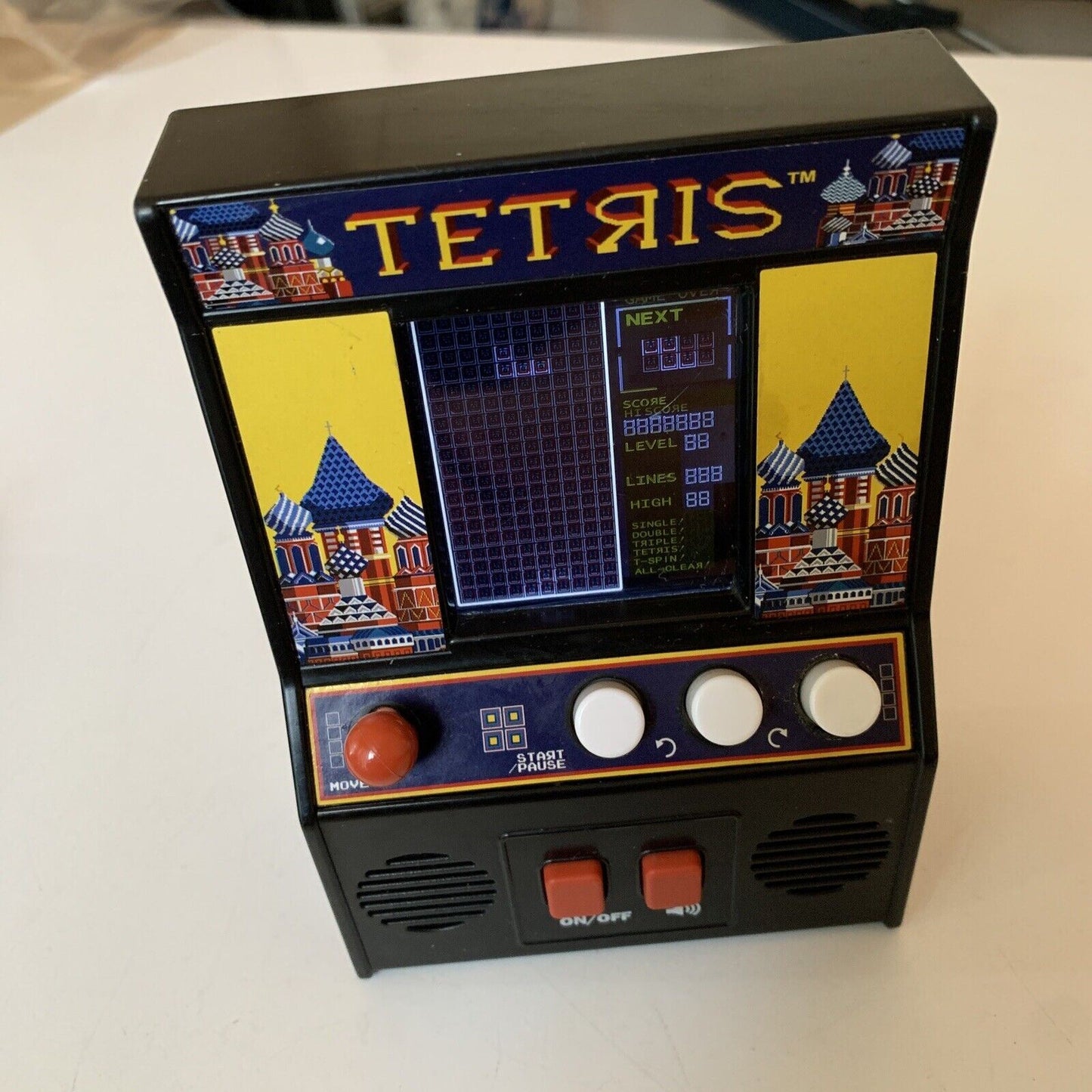 Tetris Retro Mini Arcade Game *Missing Battery Lid – Retro Unit