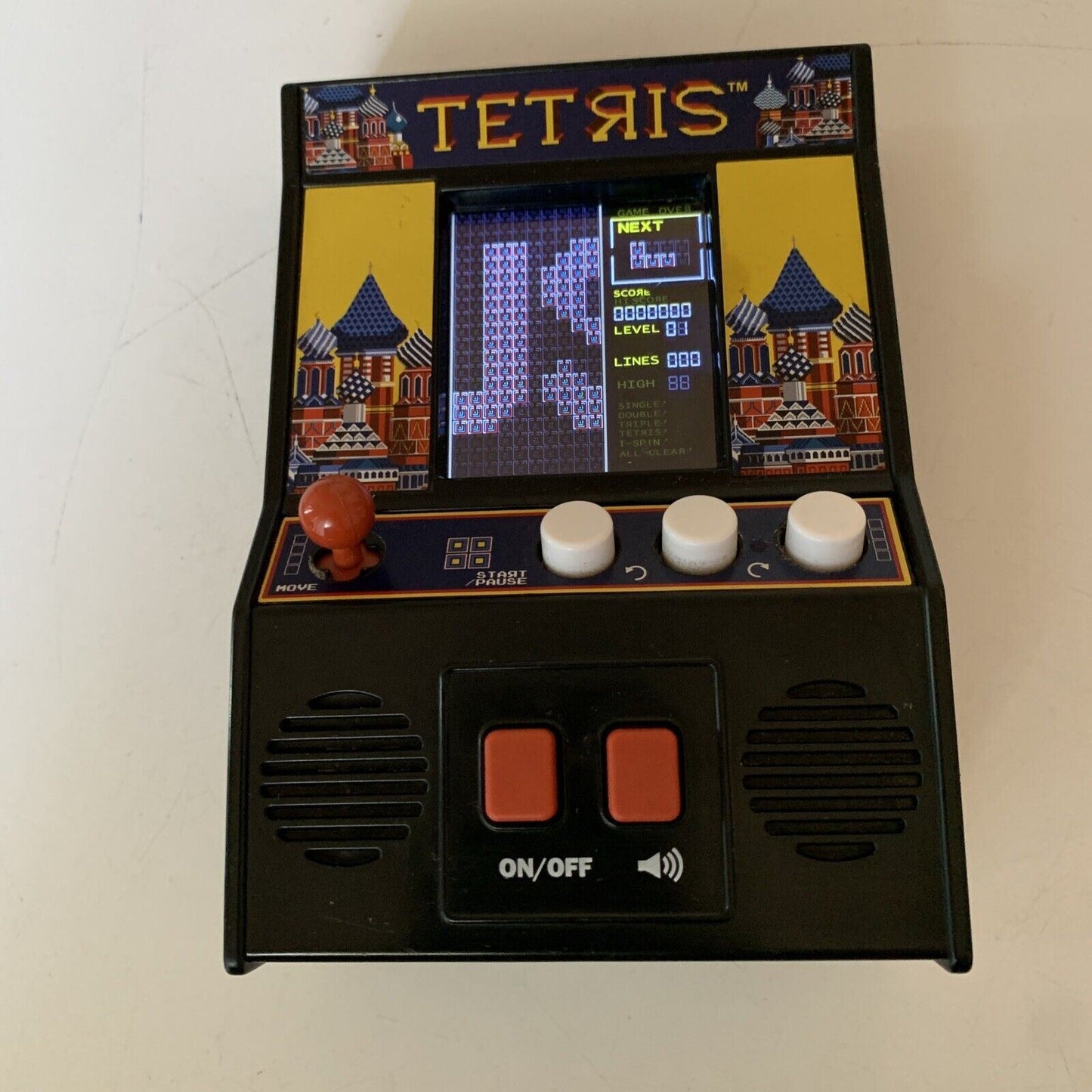 Tetris Retro Mini Arcade Game *Missing Battery Lid – Retro Unit