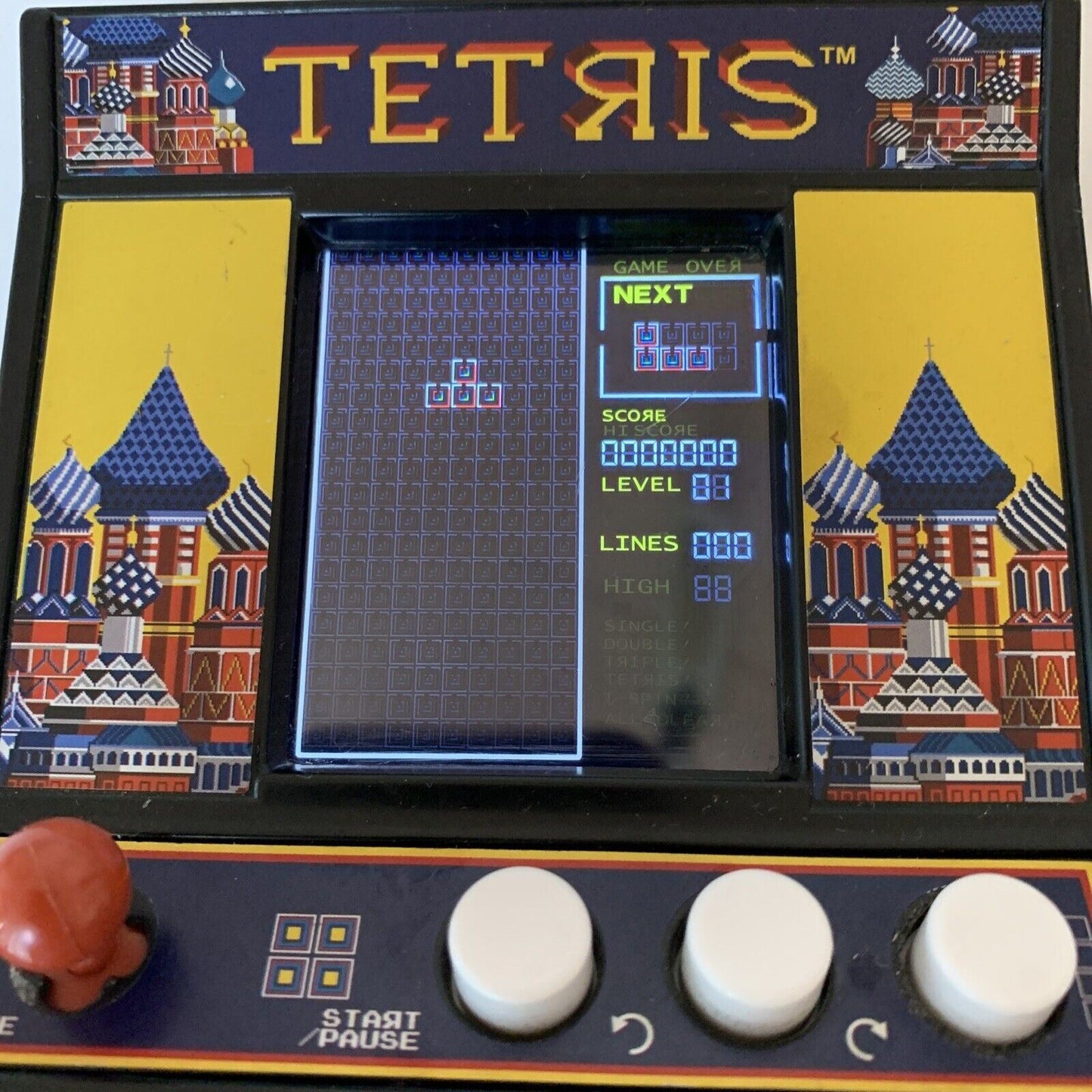 Tetris Retro Mini Arcade Game *Missing Battery Lid – Retro Unit