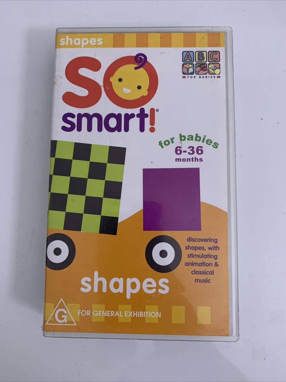 So Smart Shapes for Babies 6-36 months ABC VHS PAL – Retro Unit
