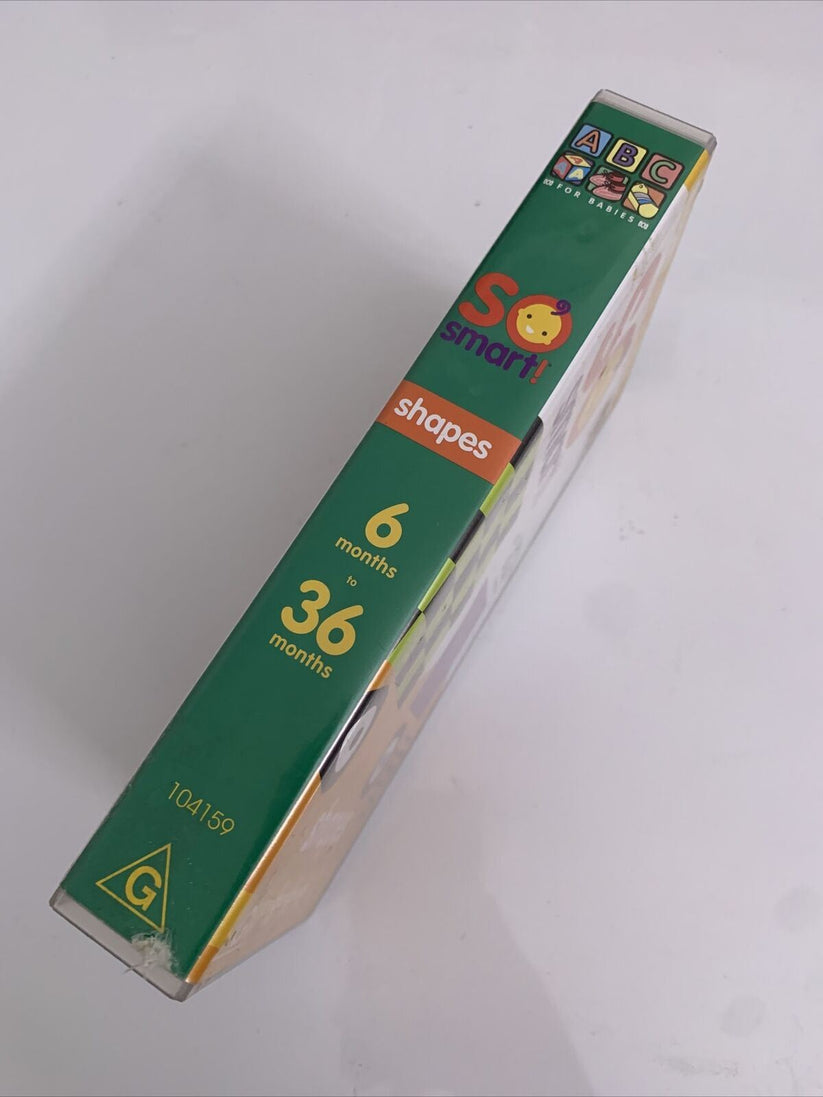 So Smart Shapes for Babies 6-36 months ABC VHS PAL – Retro Unit