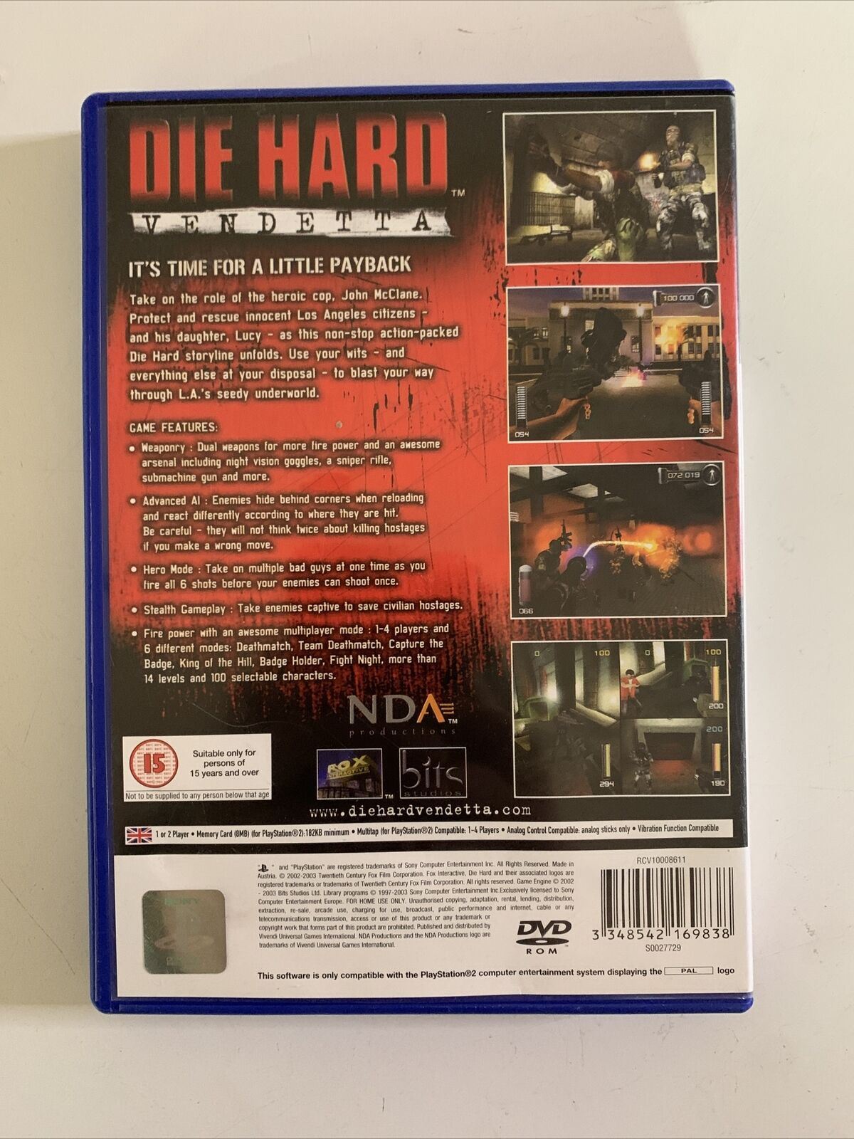 Die Hard Vendetta - Sony PlayStation 2 PS2 PAL Game Complete – Retro Unit