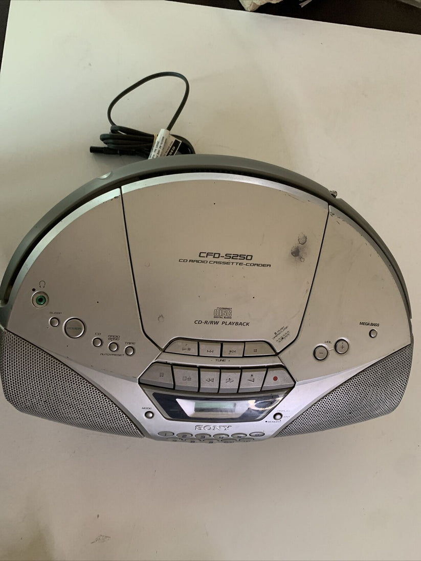 Sony CFD-S250 CD Radio Cassette-Corder Boombox – Retro Unit