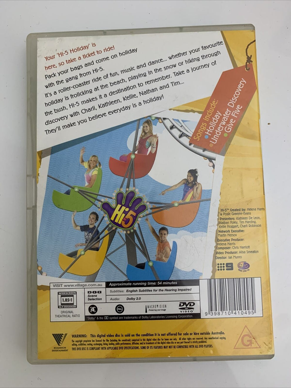 Hi-5 Holiday (DVD, 2005) Region 4 – Retro Unit