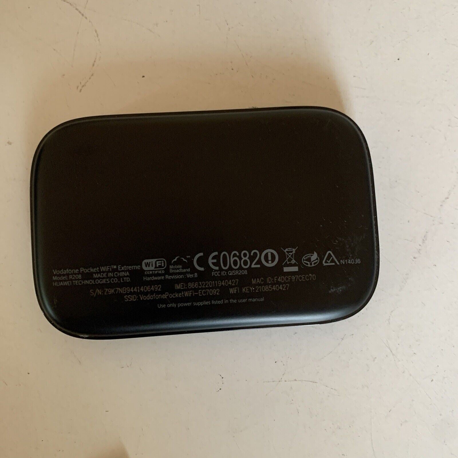 Huawei Pocket Wifi Extreme R208 Mobile Broadband Modem 3G+ Vodafone Lo – Retro Unit
