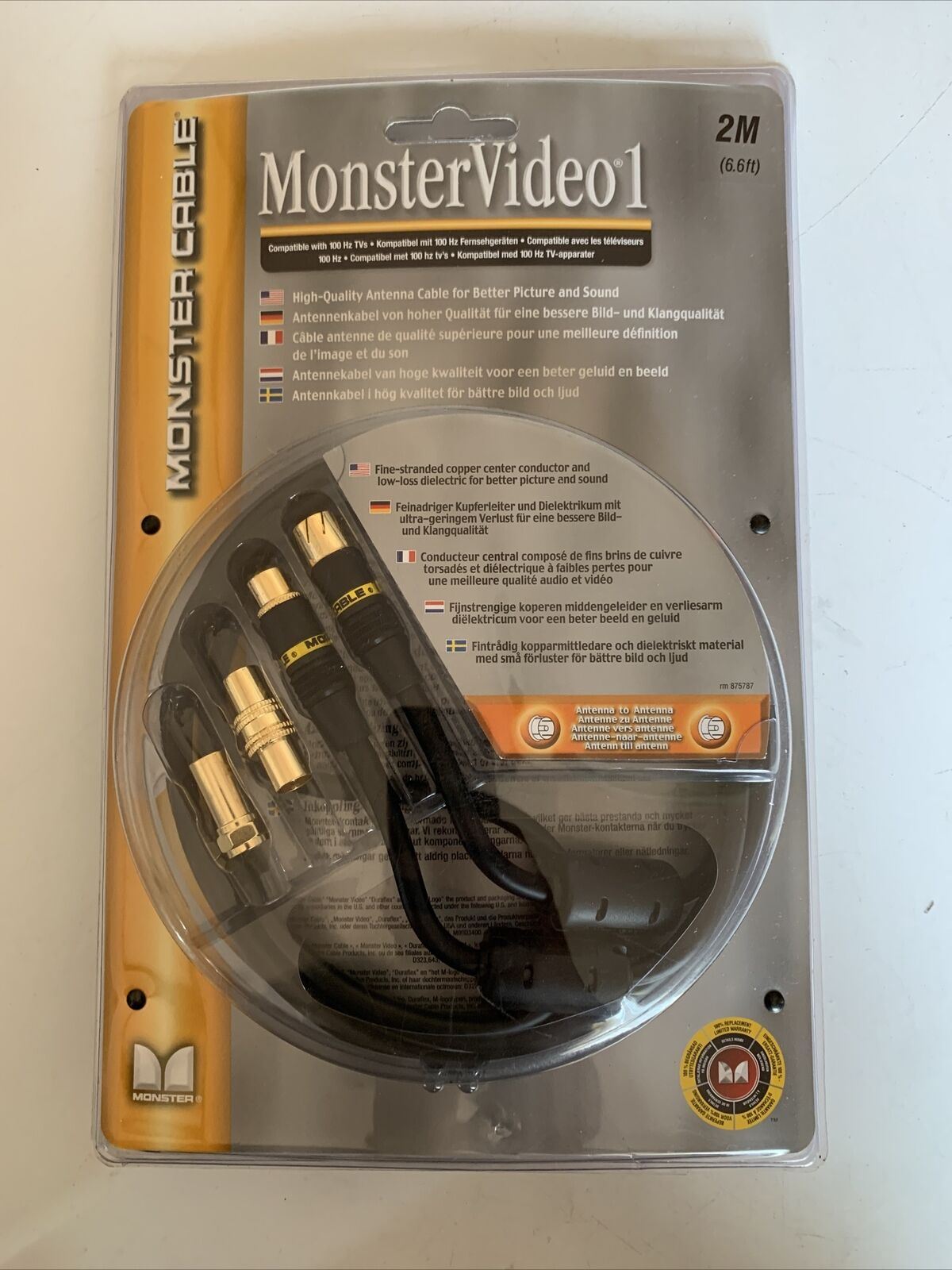 Monster Cable Monster Video 1 2m Antenna Cable – Retro Unit