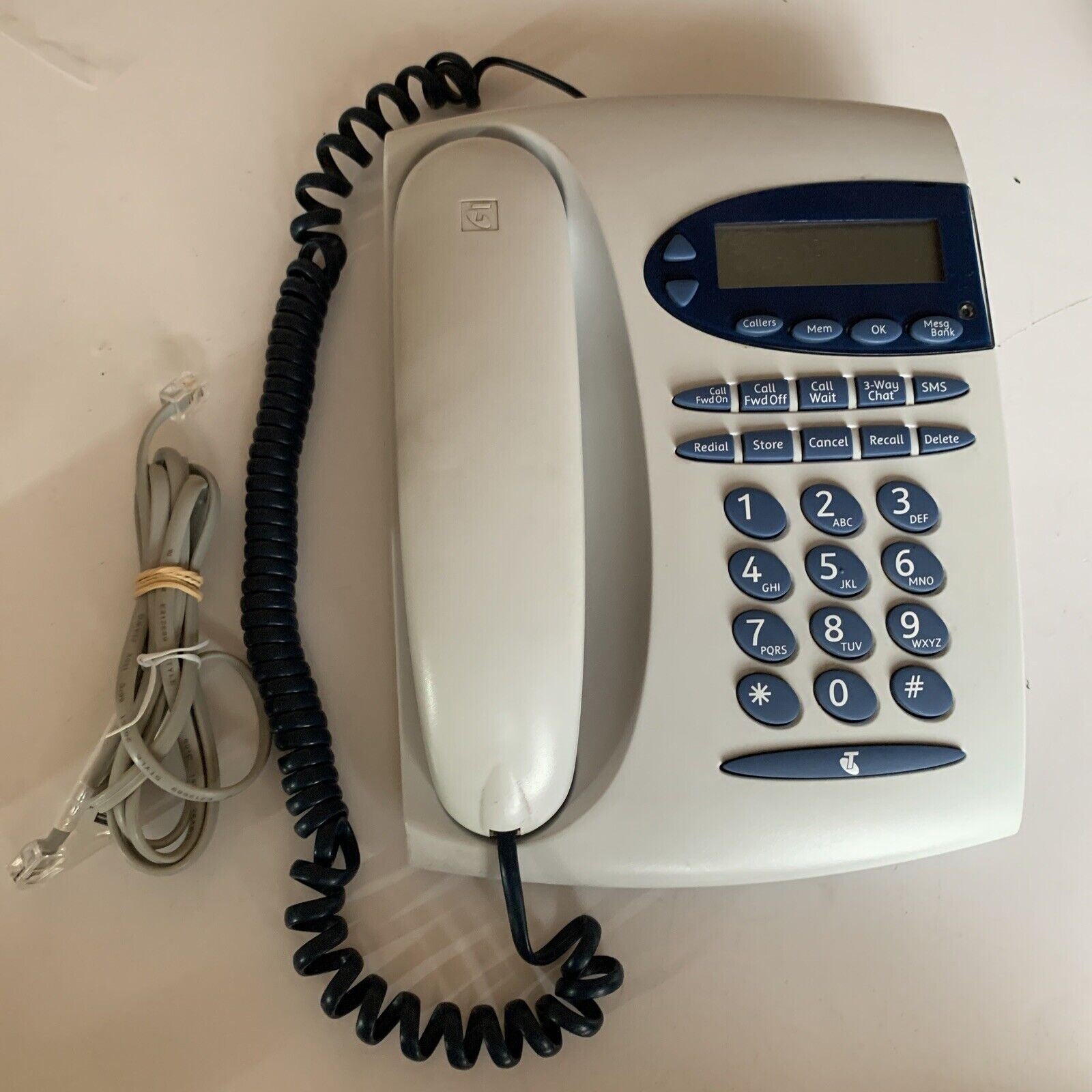 Telstra T1000C Landline Desktop Corded Telephone NBN Compatible – Retro ...