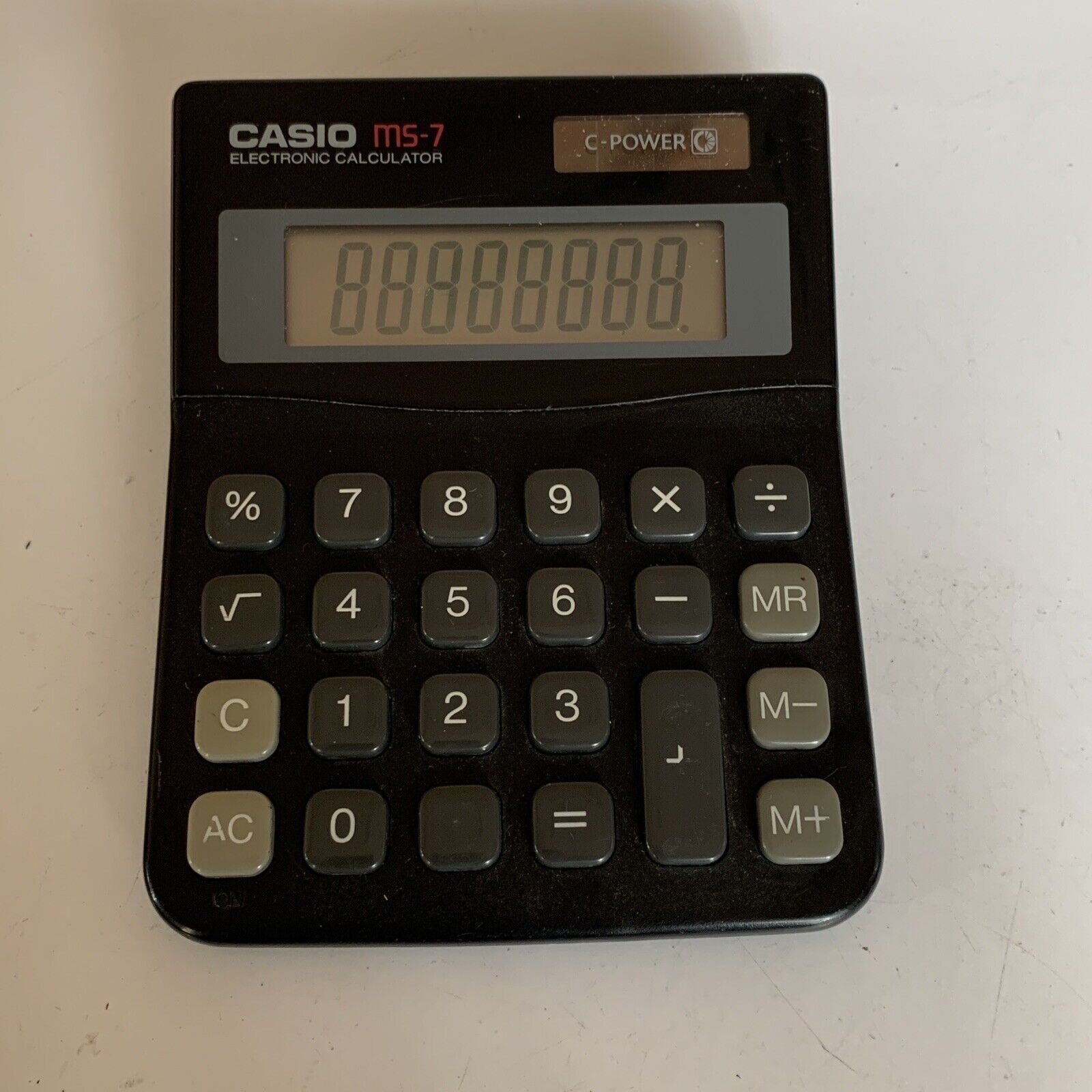 Casio MS-7 Solar Powered Calculator – Retro Unit