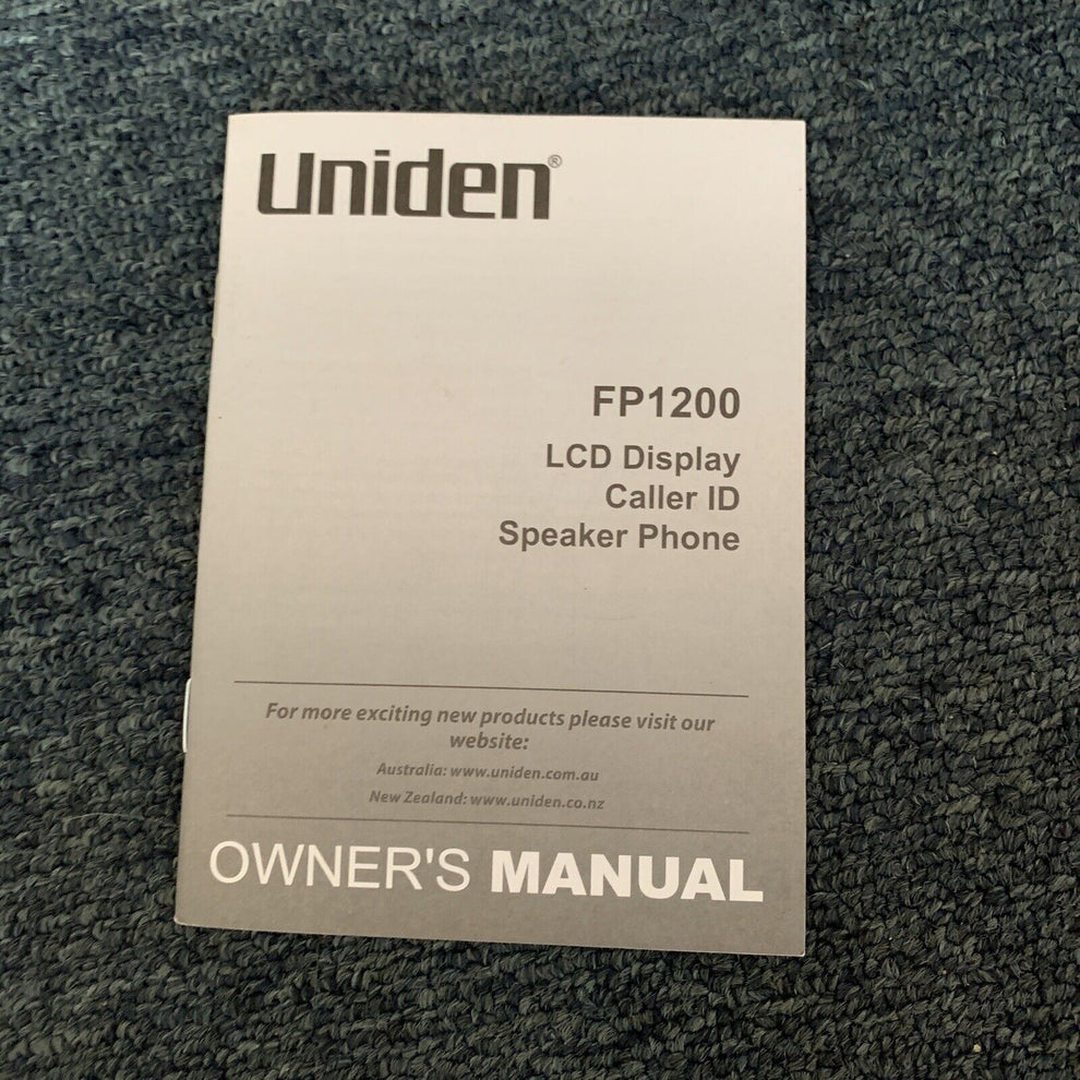 Uniden FP1200 Corded Phone with LCD Loud Speakerphone – Retro Unit