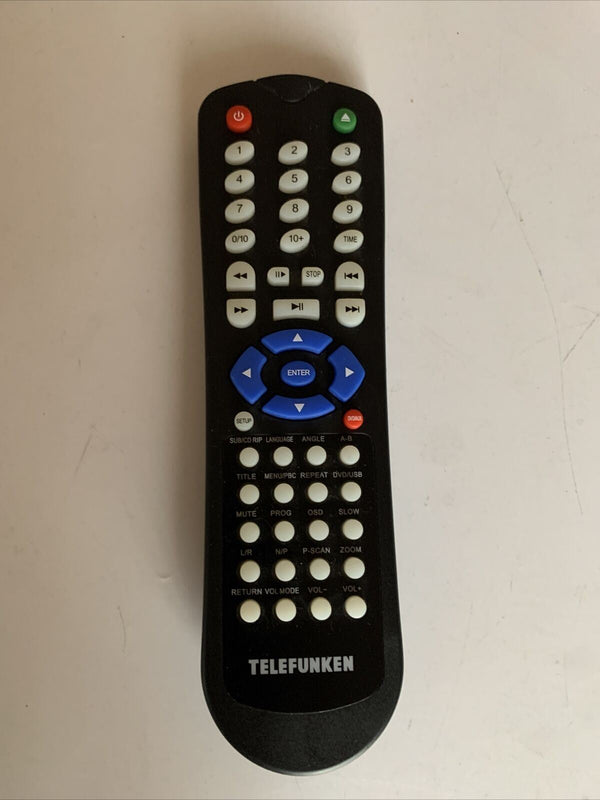 Genuine Telefunken Remote Control *No battery lid – Retro Unit