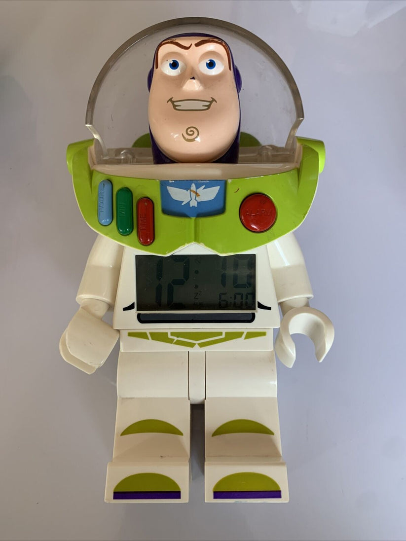 Disney Pixar Lego Buzz Lightyear Alarm Clock RARE! & 3 Buzz Lightyear ...