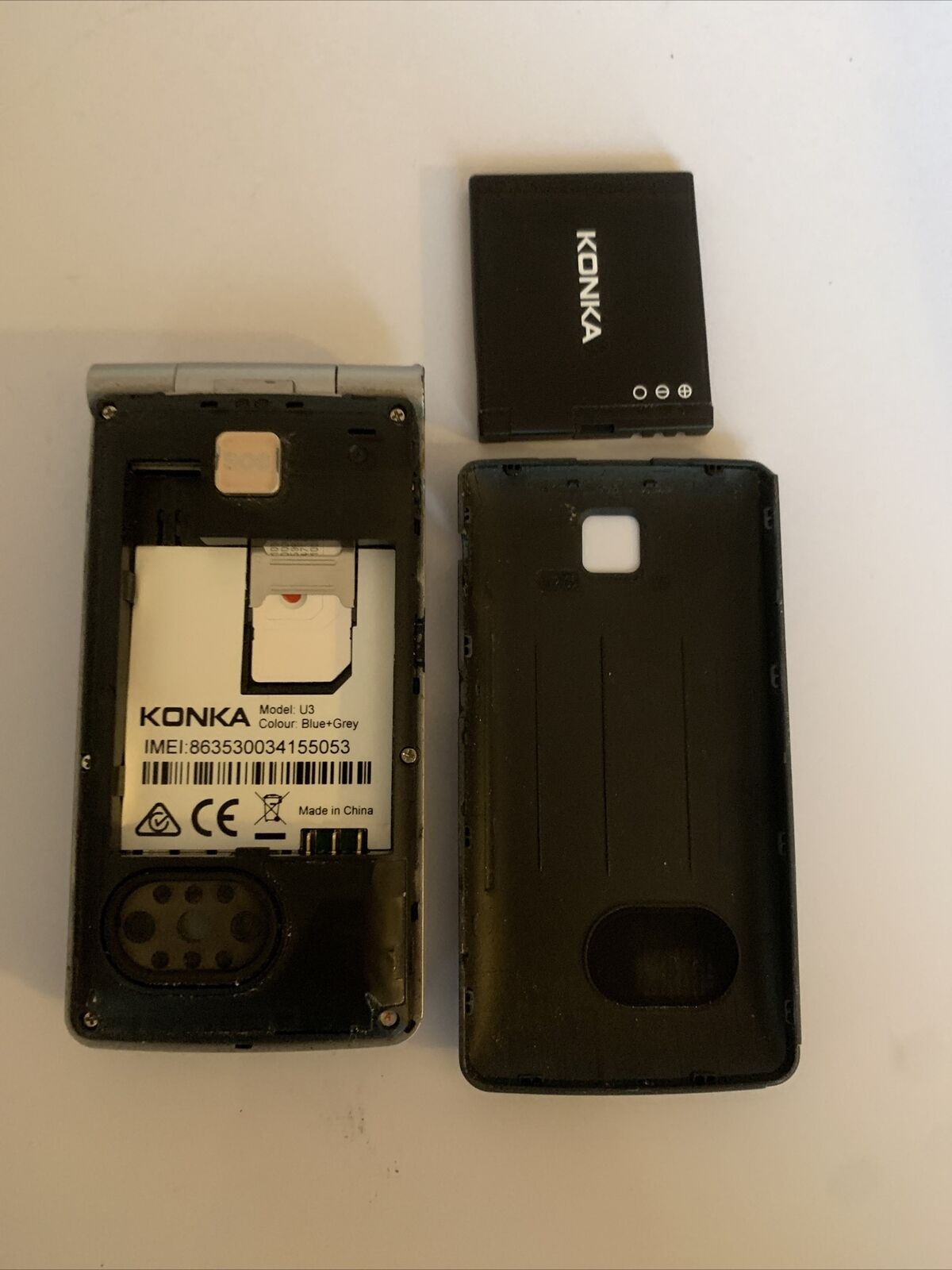 Konka U3 Handset Flip Mobile Phone – Retro Unit