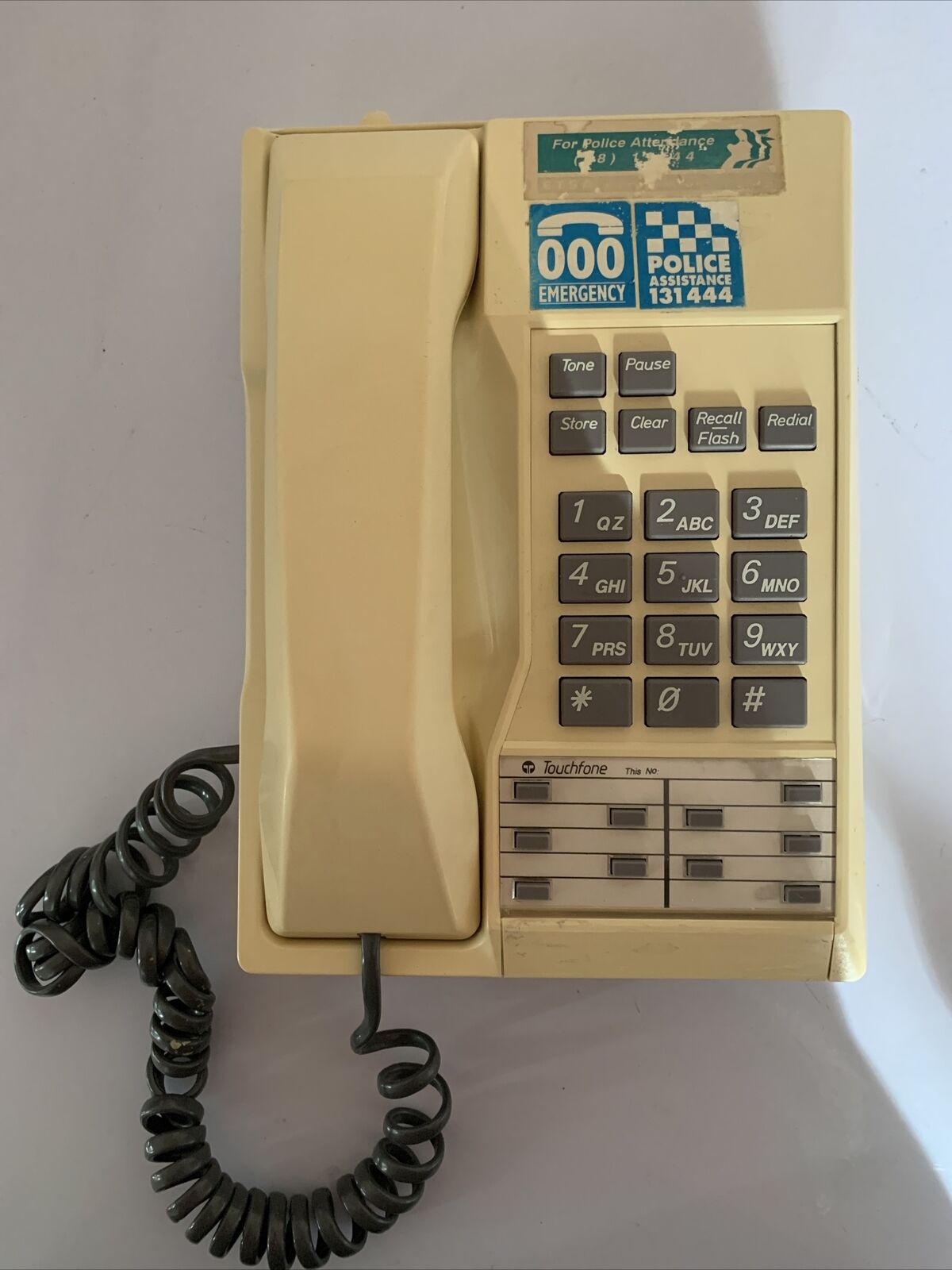 Telecom Landline Corded Telephone 550/117 with Wall Mount NBN Compatib ...