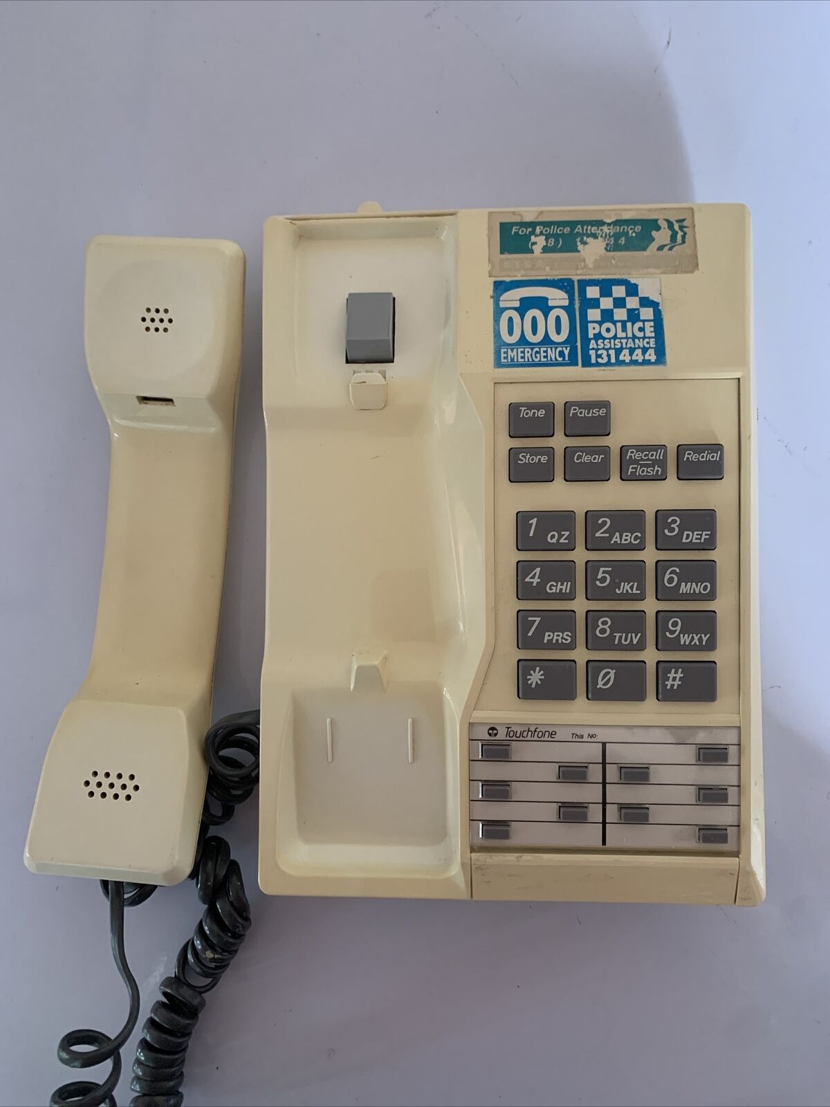 Telecom Landline Corded Telephone 550/117 with Wall Mount NBN Compatib ...
