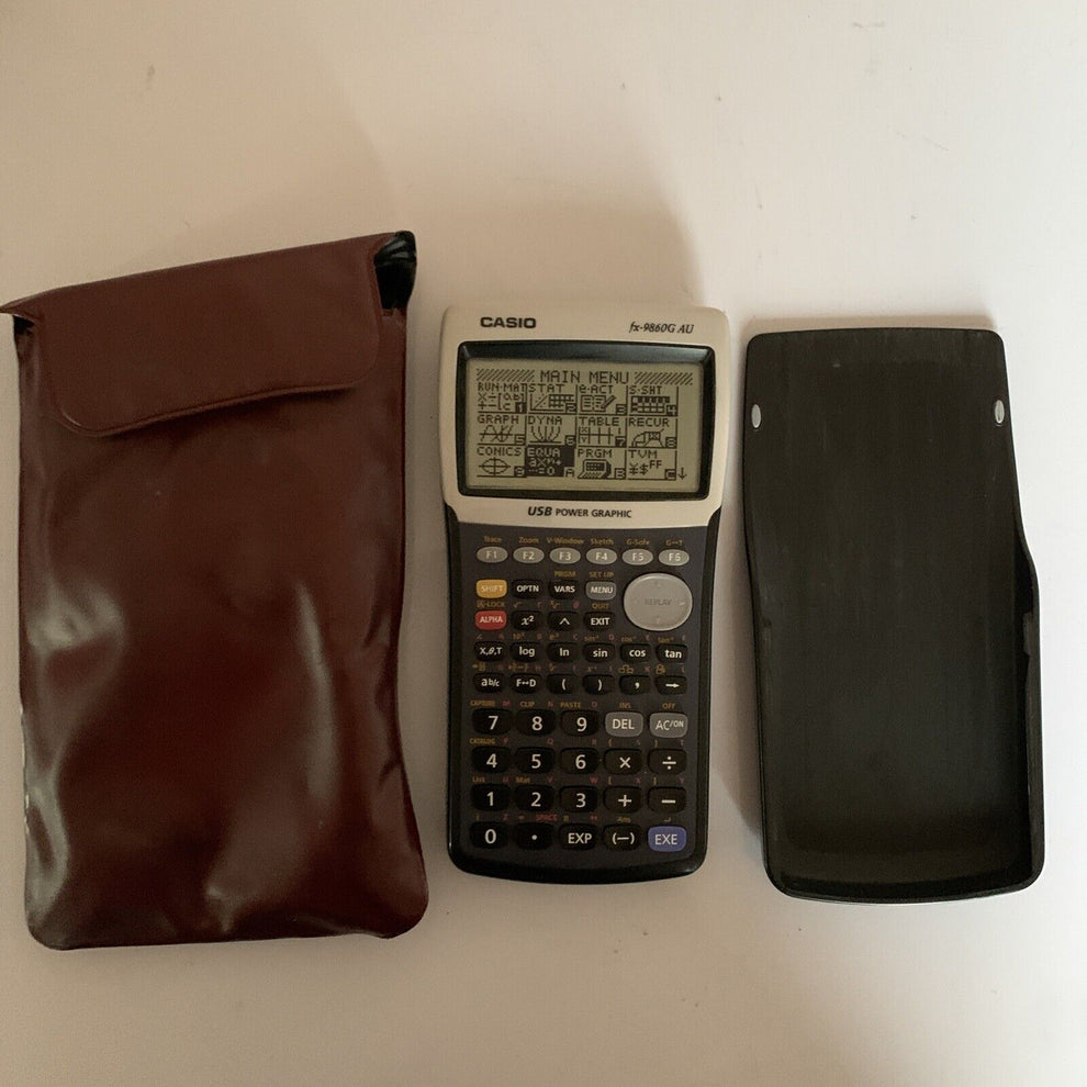 Casio Fx-9860G AU Graphic Calculator with Case – Retro Unit