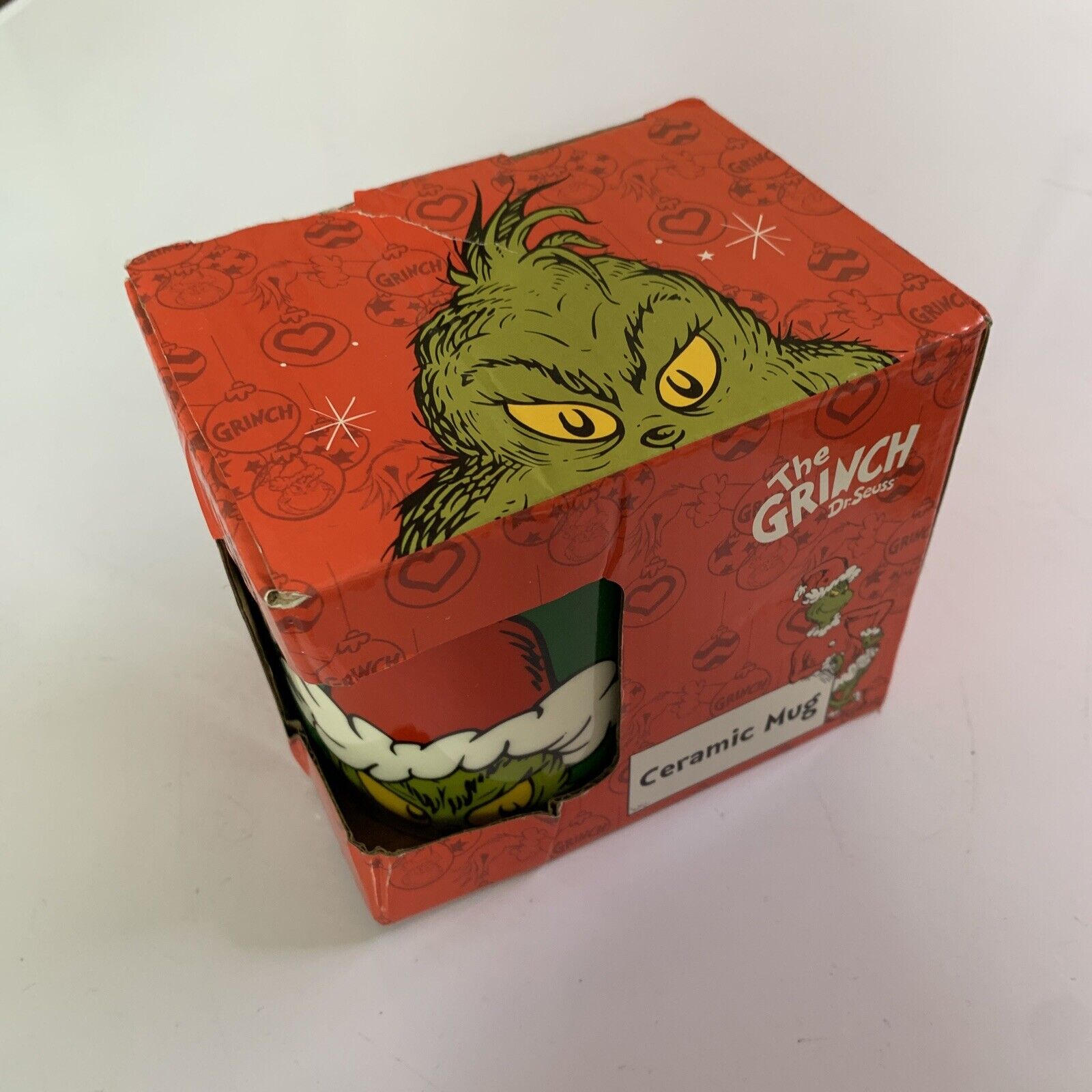 Dr Seuss Merry Christmas The Grinch Ceramic Mug NEW – Retro Unit