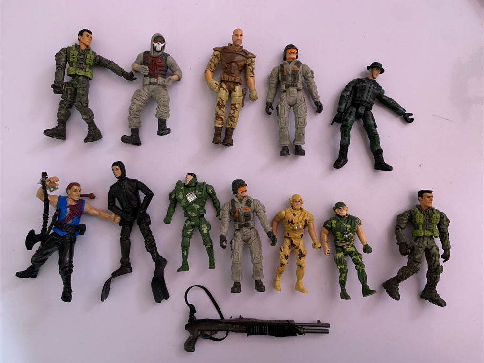 12x Lanard The Corps Soldier Figures – Retro Unit