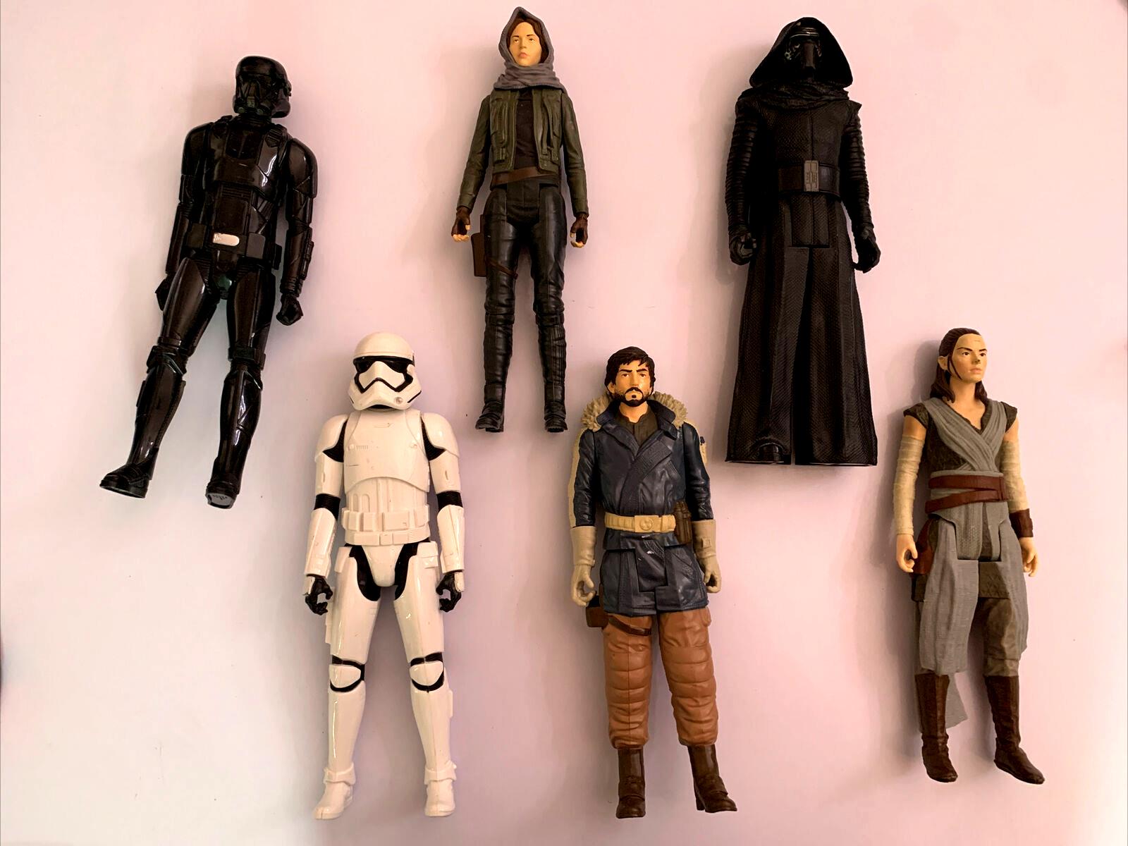 5x Star Wars Figures Death Trooper Jyn Erso Storm Trooper Cassian Ando ...