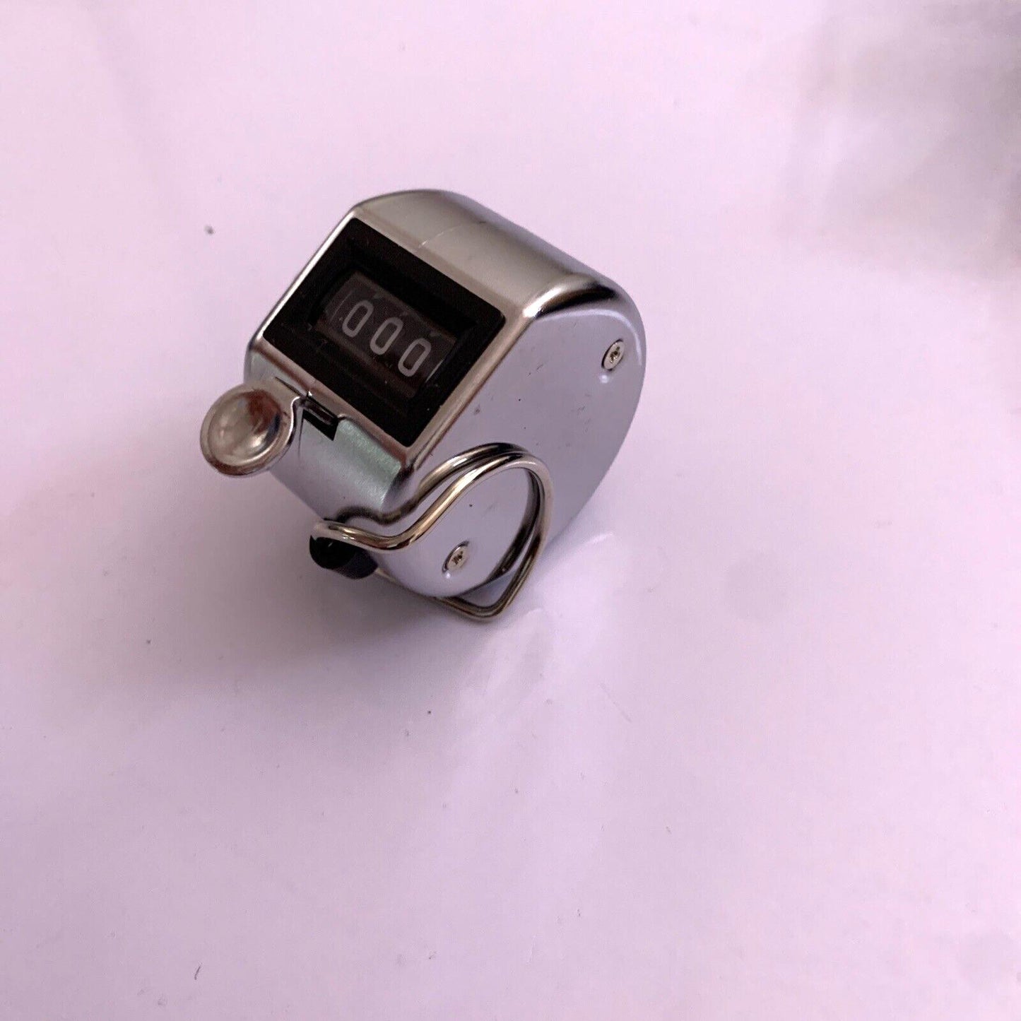 Hand Tally Counter Number Clicker 4 Digit Manual Mechanical Metal Thum ...