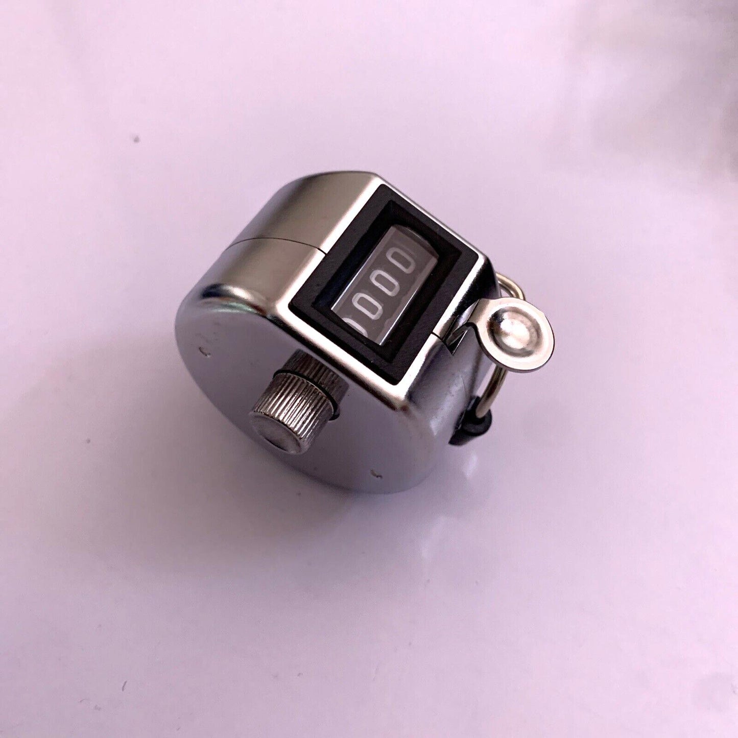 Hand Tally Counter Number Clicker 4 Digit Manual Mechanical Metal Thum ...